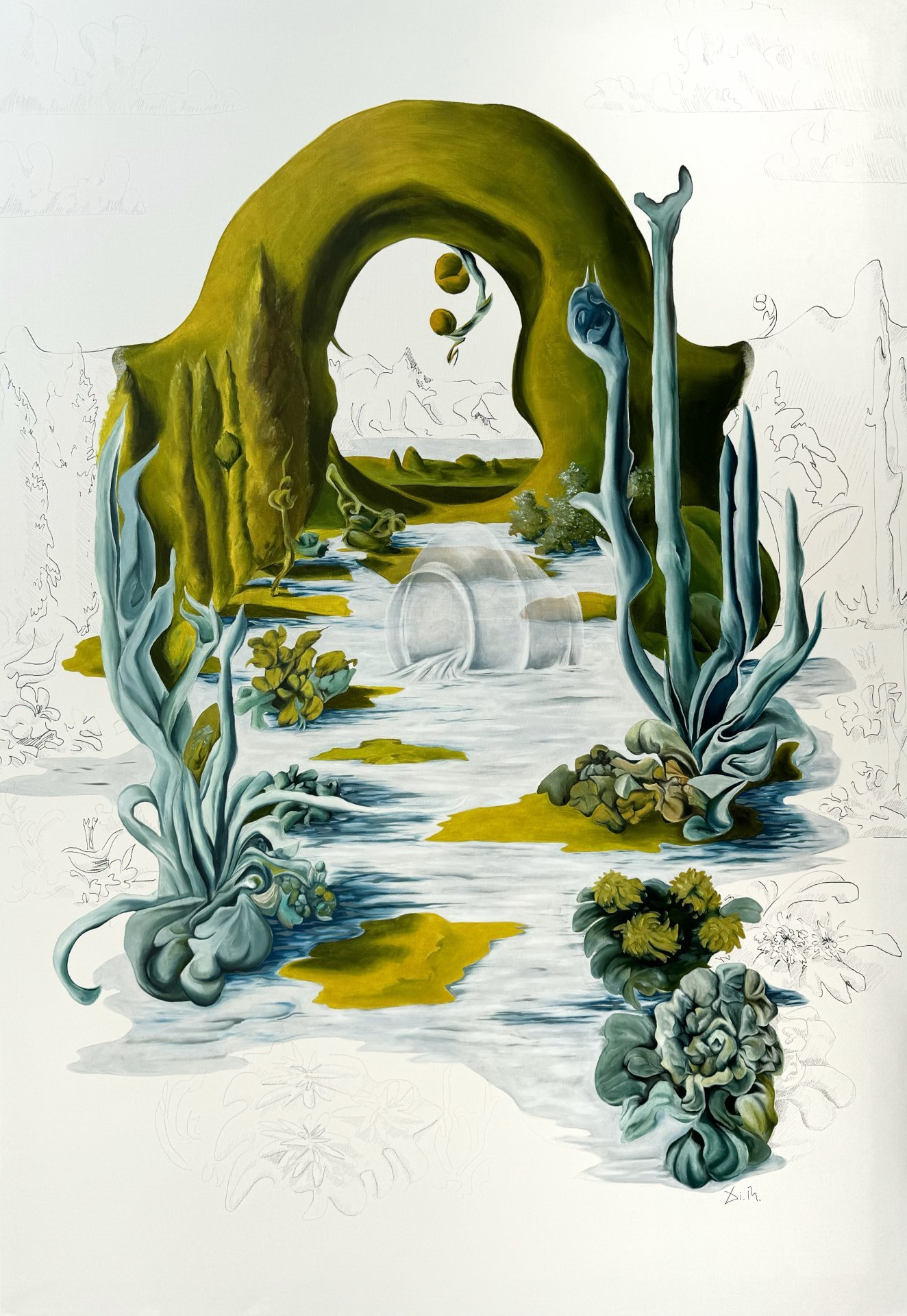 OBLIVION Painting by Di Minaieva - Jose Art Gallery
