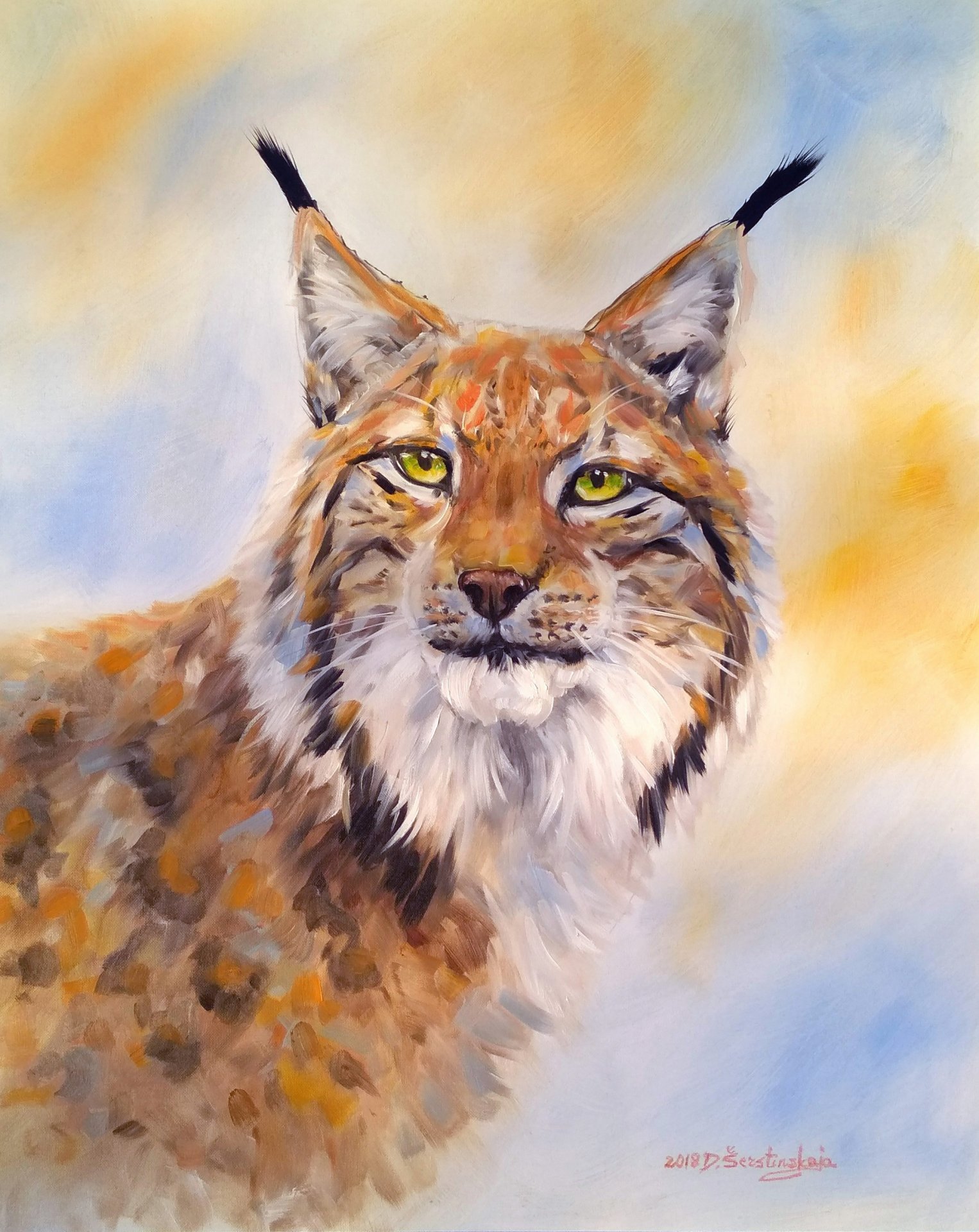 Caramel Painting by Danguole Serstinskaja - Jose Art Gallery