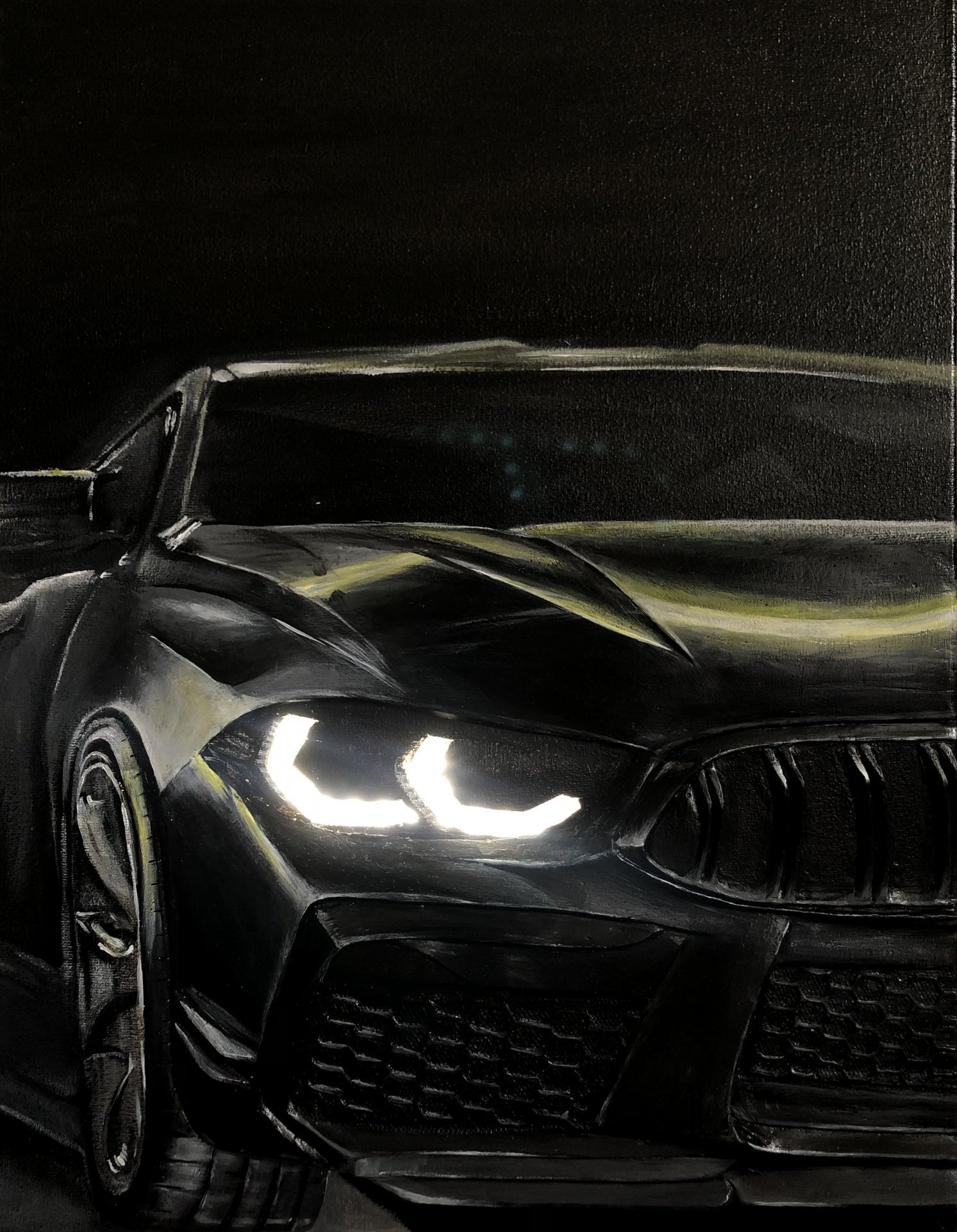 BMW m8 3d barelef Painting by Di_kaeva - Jose Art Gallery