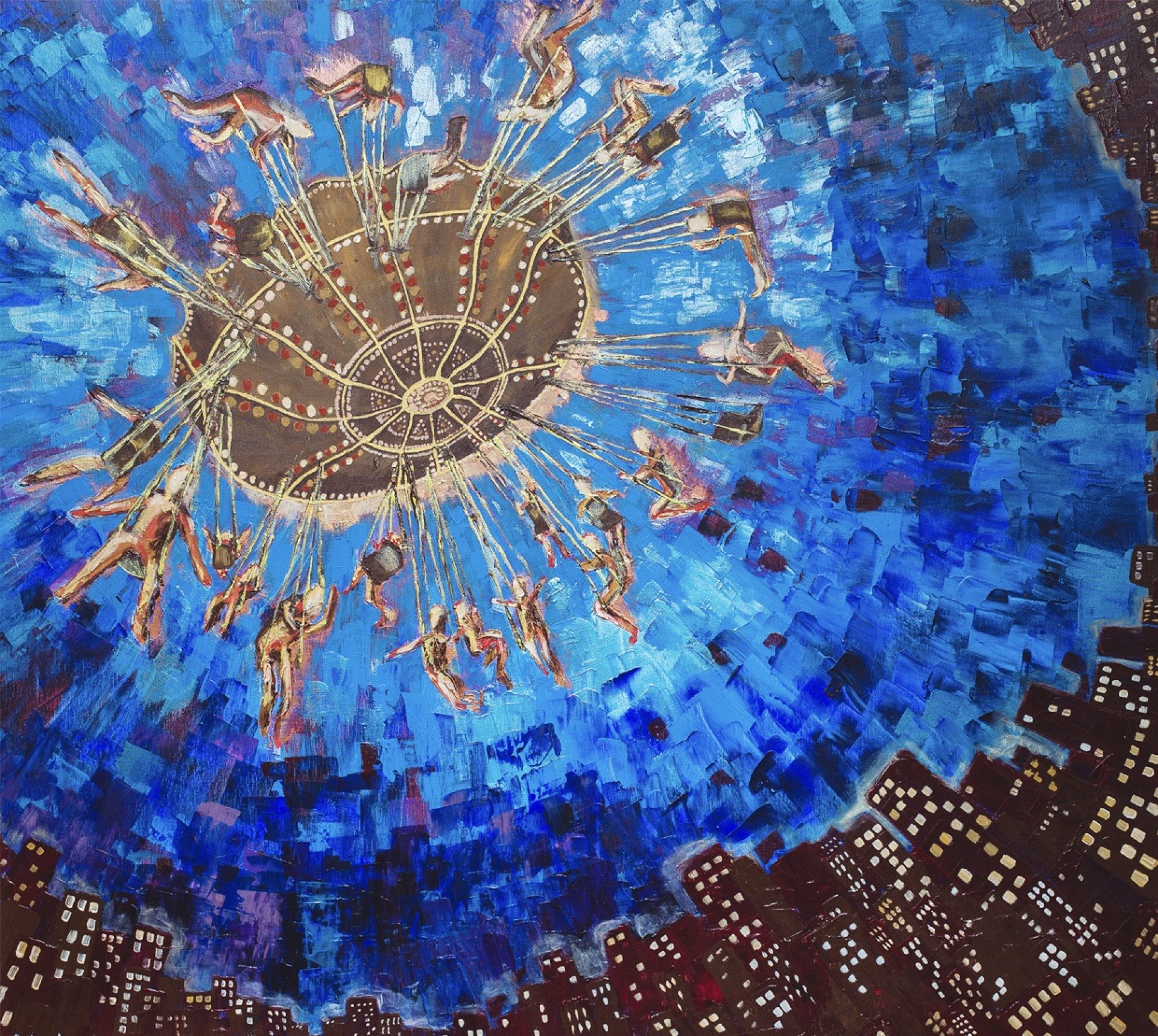 The wheel Painting by Lidiya Spivakovska - Jose Art Gallery