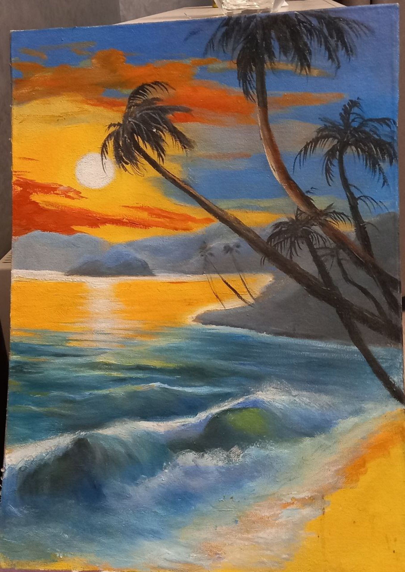 Playa Dorada Pintura de The golden section