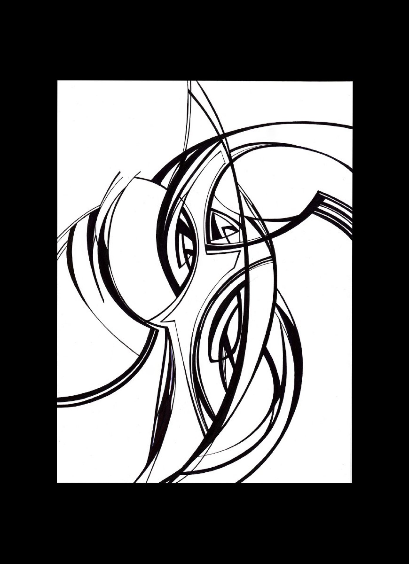 Despair Drawing - Diana Ilnytska - Jose Art Gallery