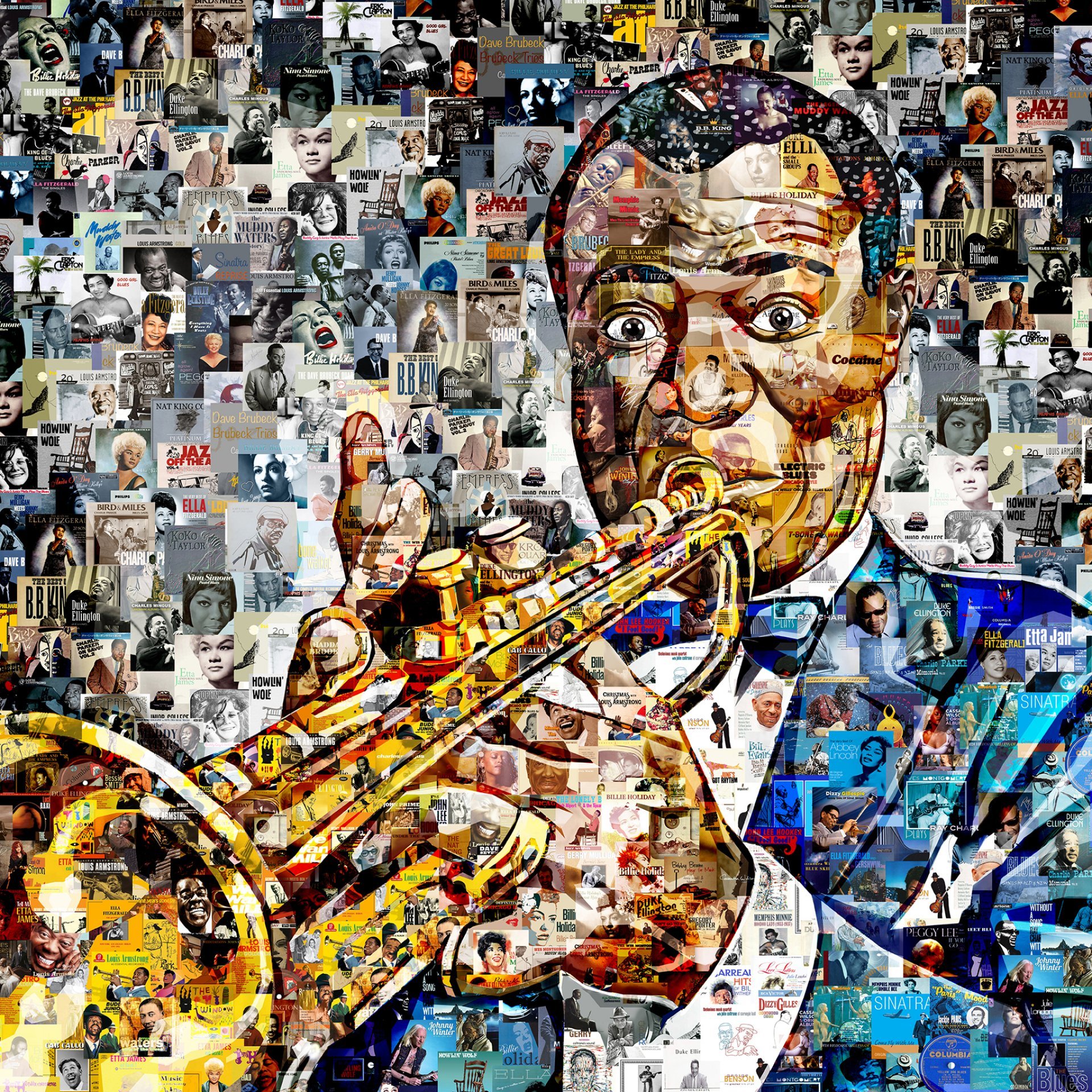 LOUIS ARMSTRONG Digital Art - Alex Loskutov