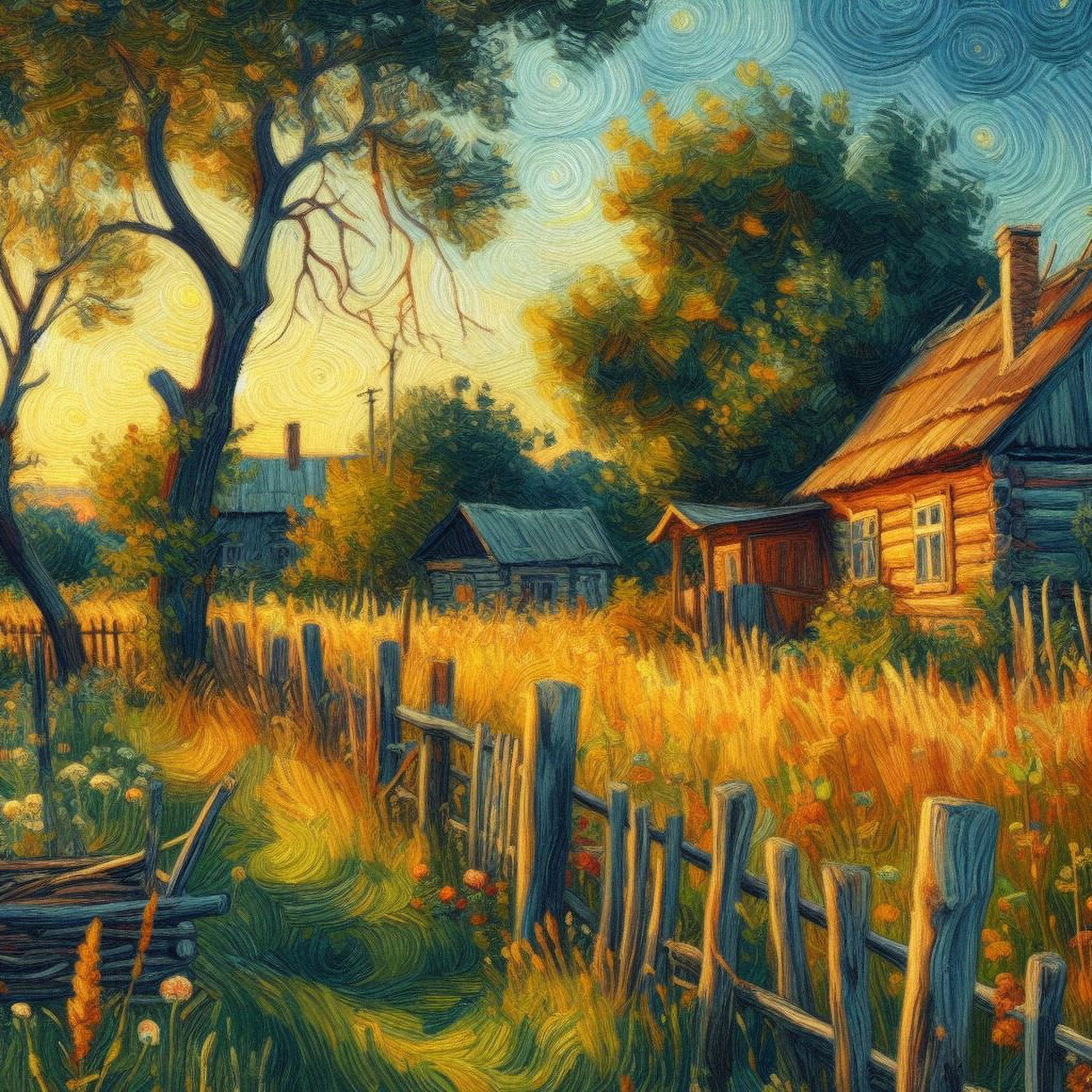 Childhood Memories: Forest Outskirts Drawing - Alina Prytula