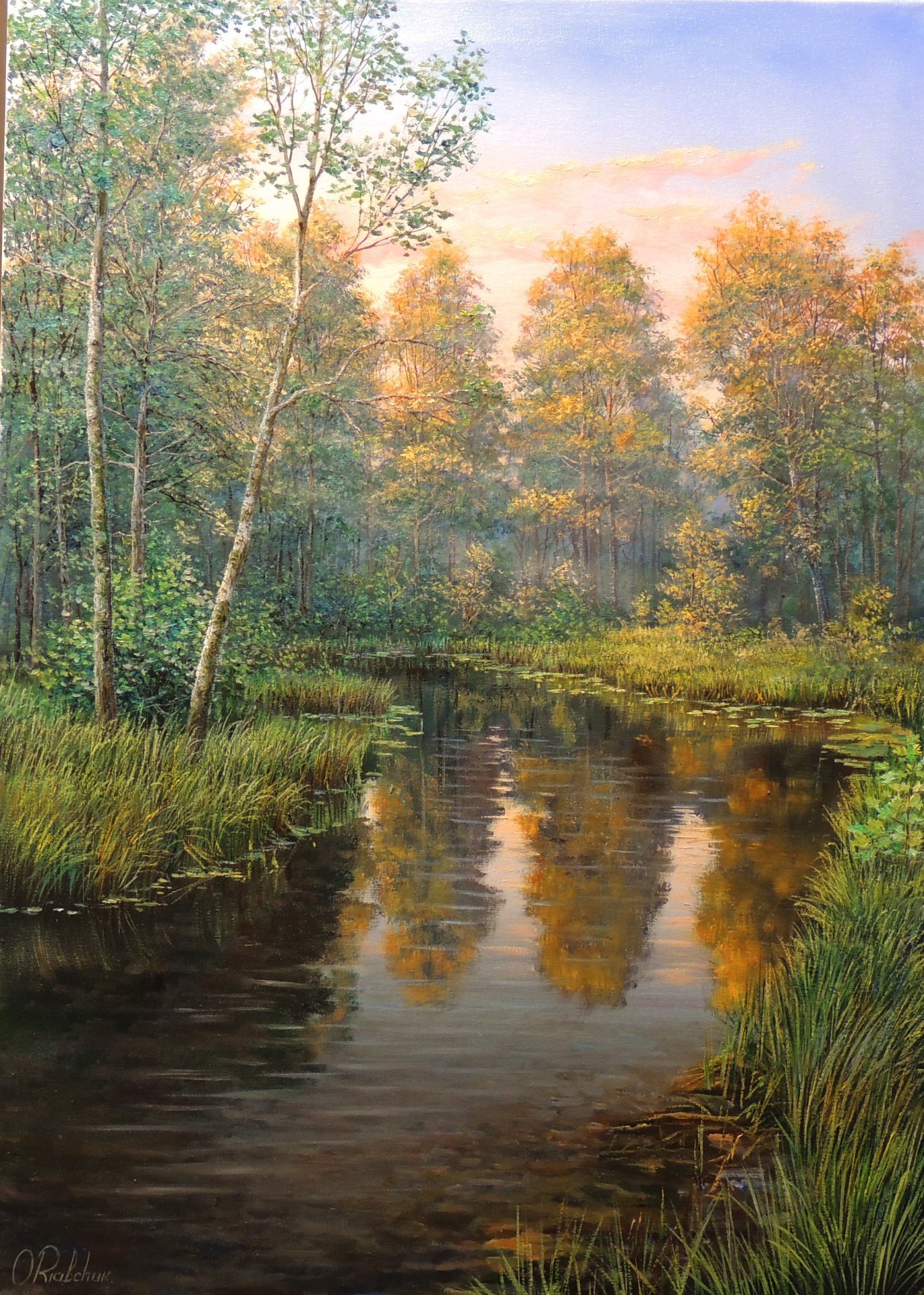 In Search of Peace Painting by Oleg Riabchuk