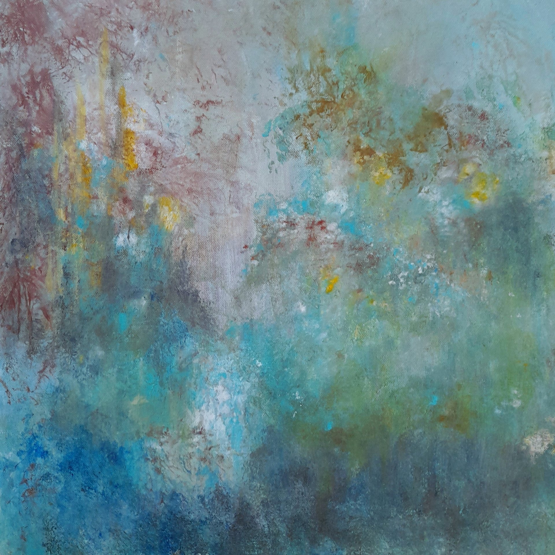 Deep Gardens Painting by Roser JB - Jose Art Gallery