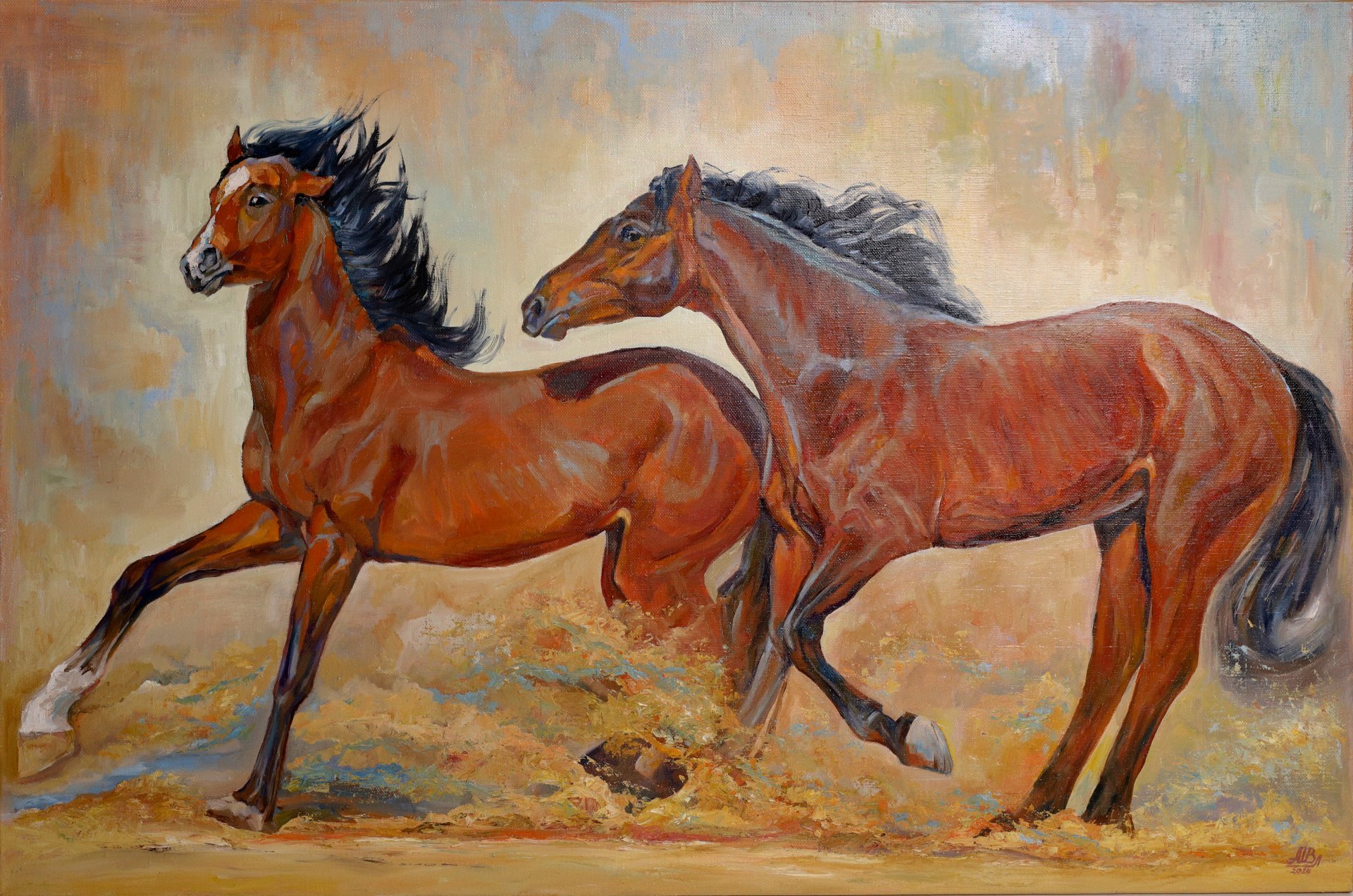 Call of nature Painting by Vladyslava Shokha