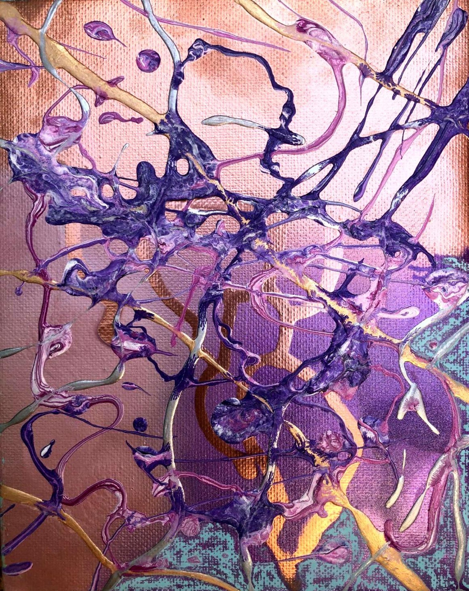 Dystopia Painting by Natural Nyctalope Lights