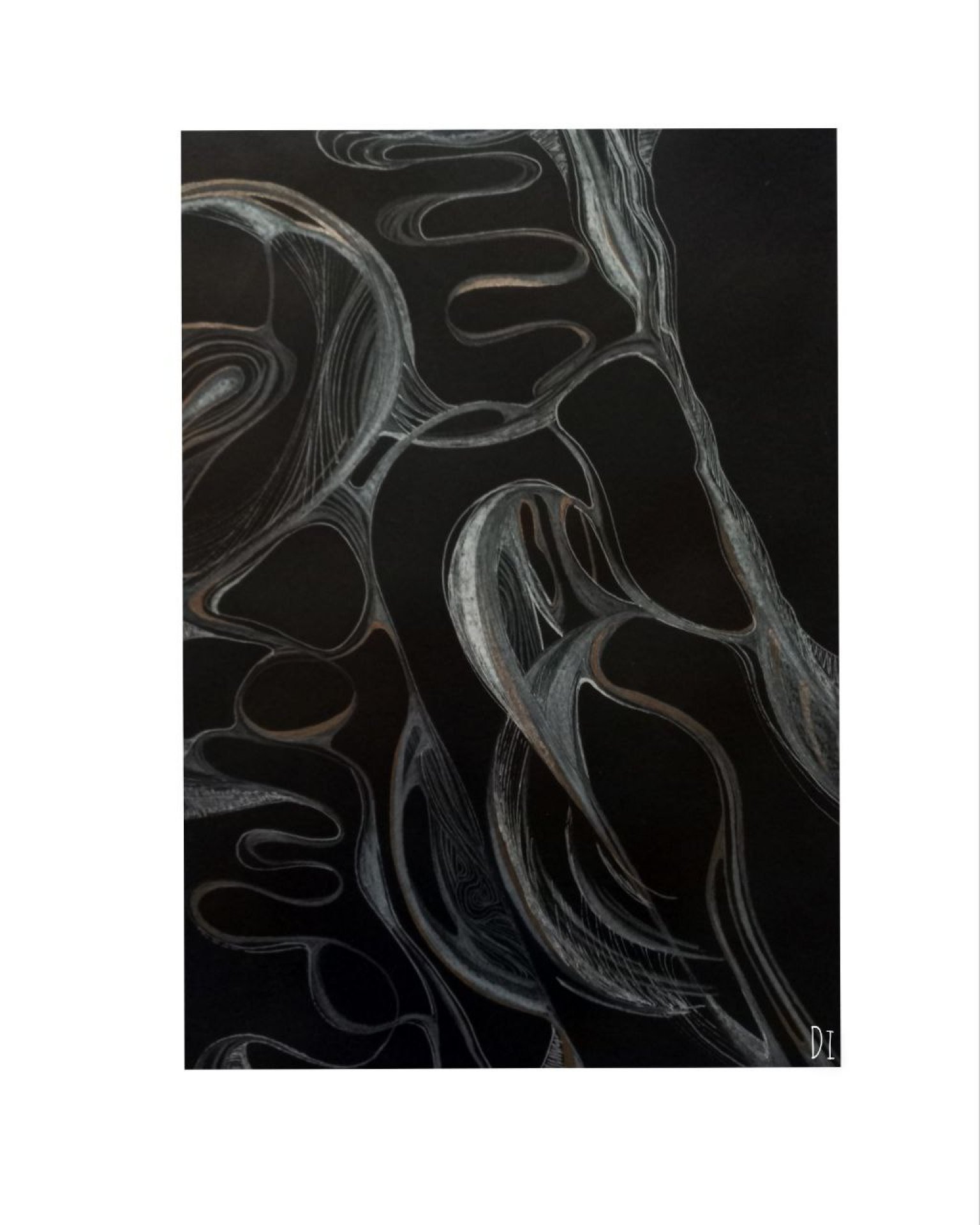 Insomnia Drawing - Diana Ilnytska - Jose Art Gallery