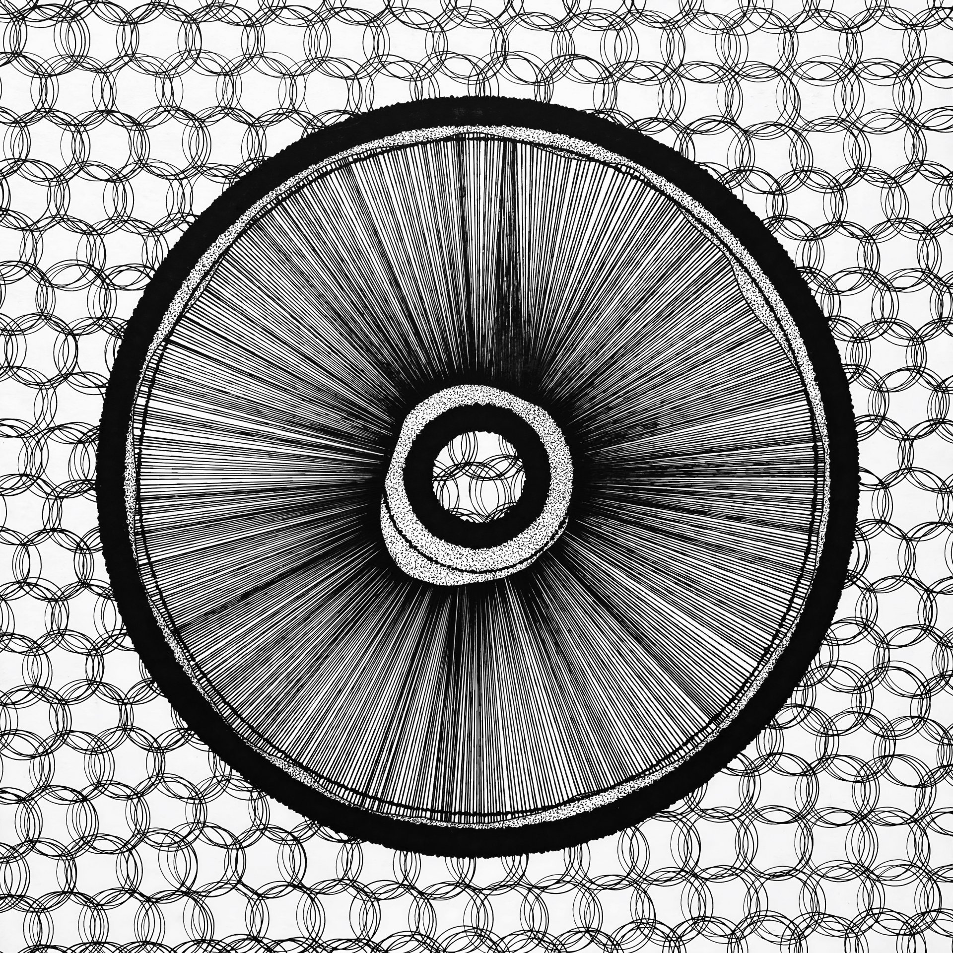 Repulsion Drawing - #artdjartem - Jose Art Gallery