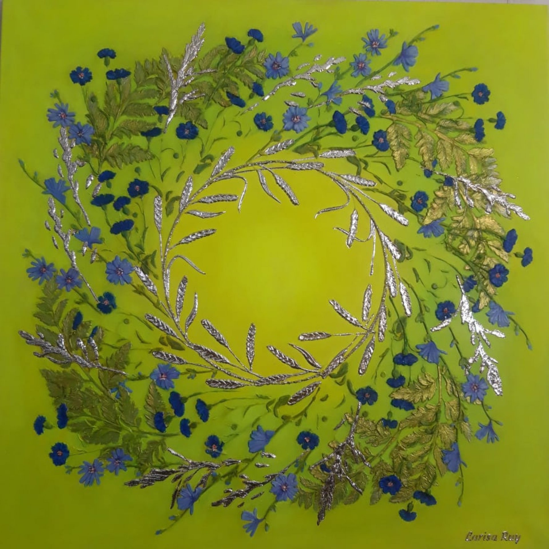 Gold fields Painting by Larisa Ruy - Jose Art Gallery