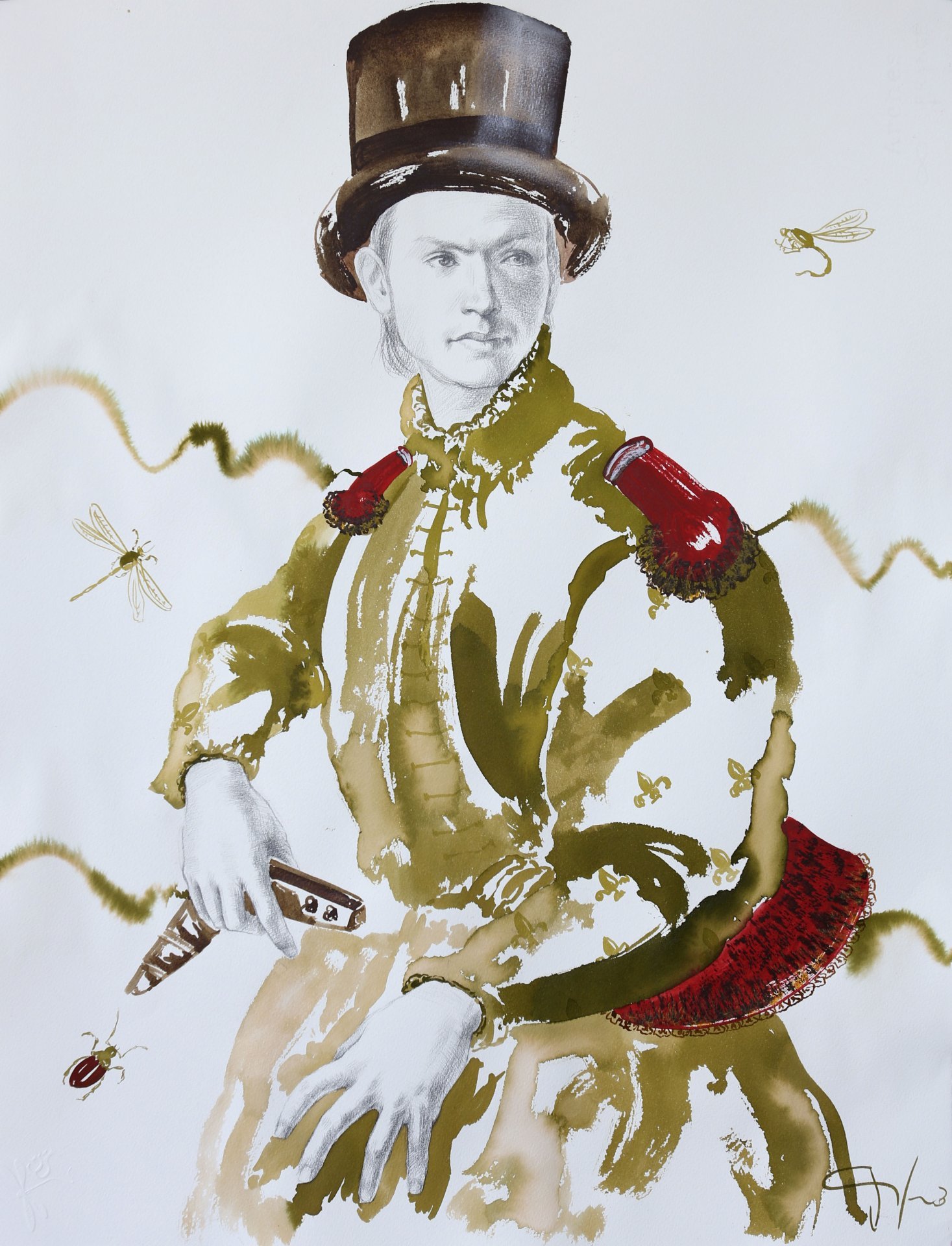 Enlightenment Ideals II Drawing - CARLOS GAMEZ DE FRANCISCO