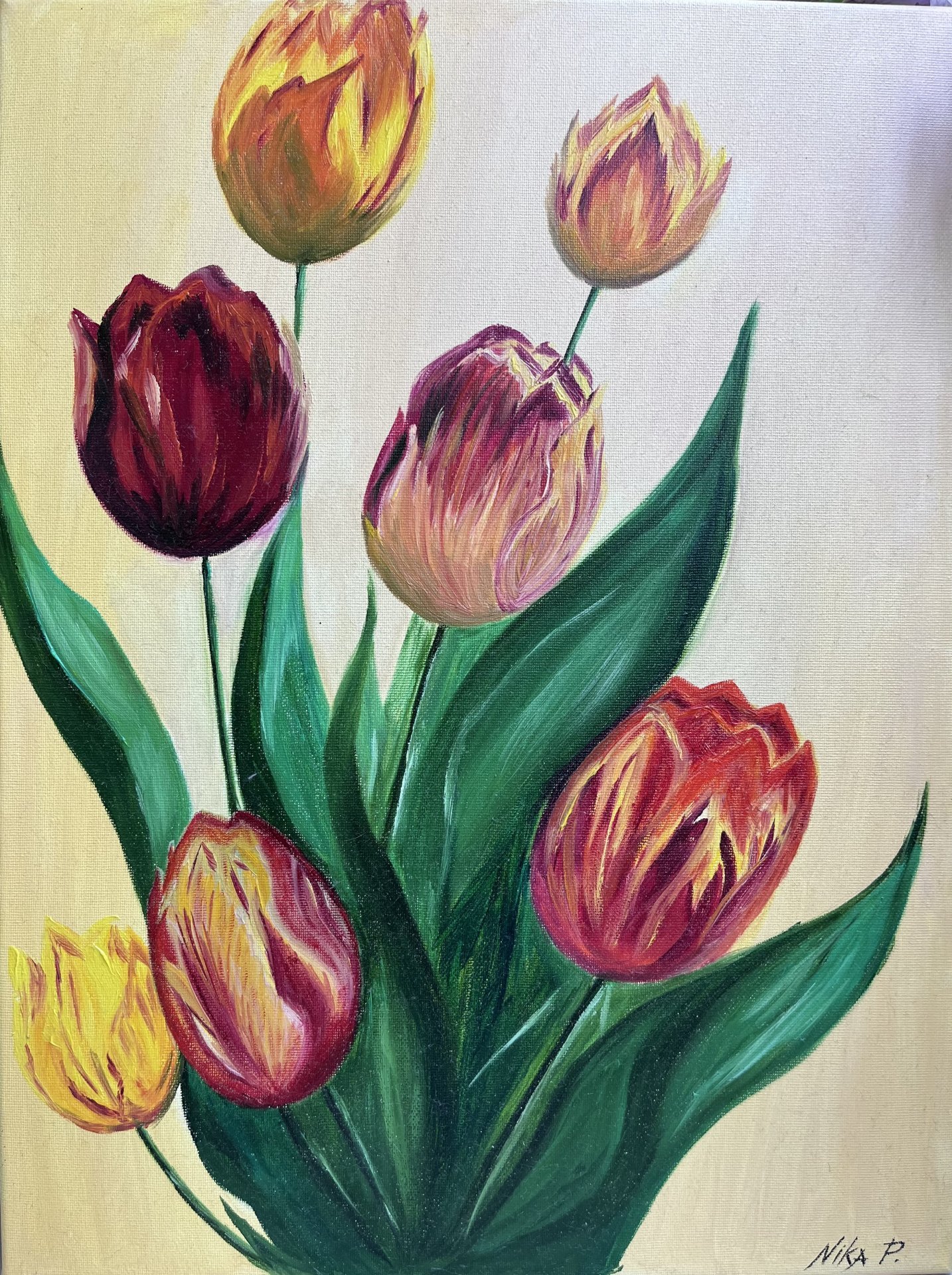 Spring: Floral Inspirations Painting by Nika P