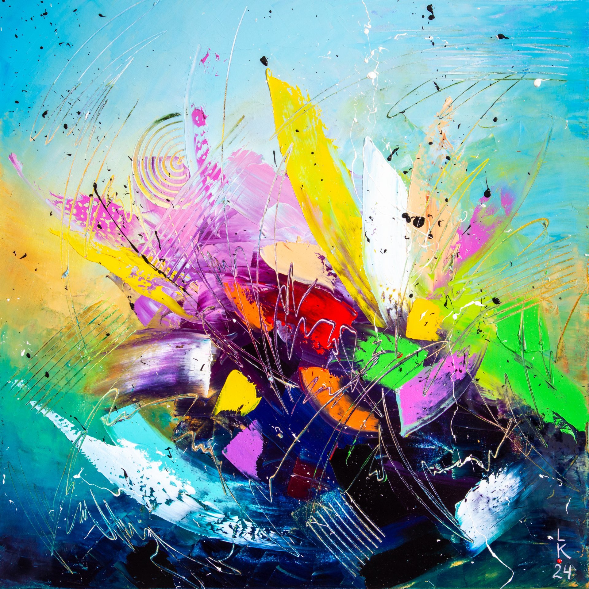 Whispers of Infinity Painting by Liubov Kuptsova