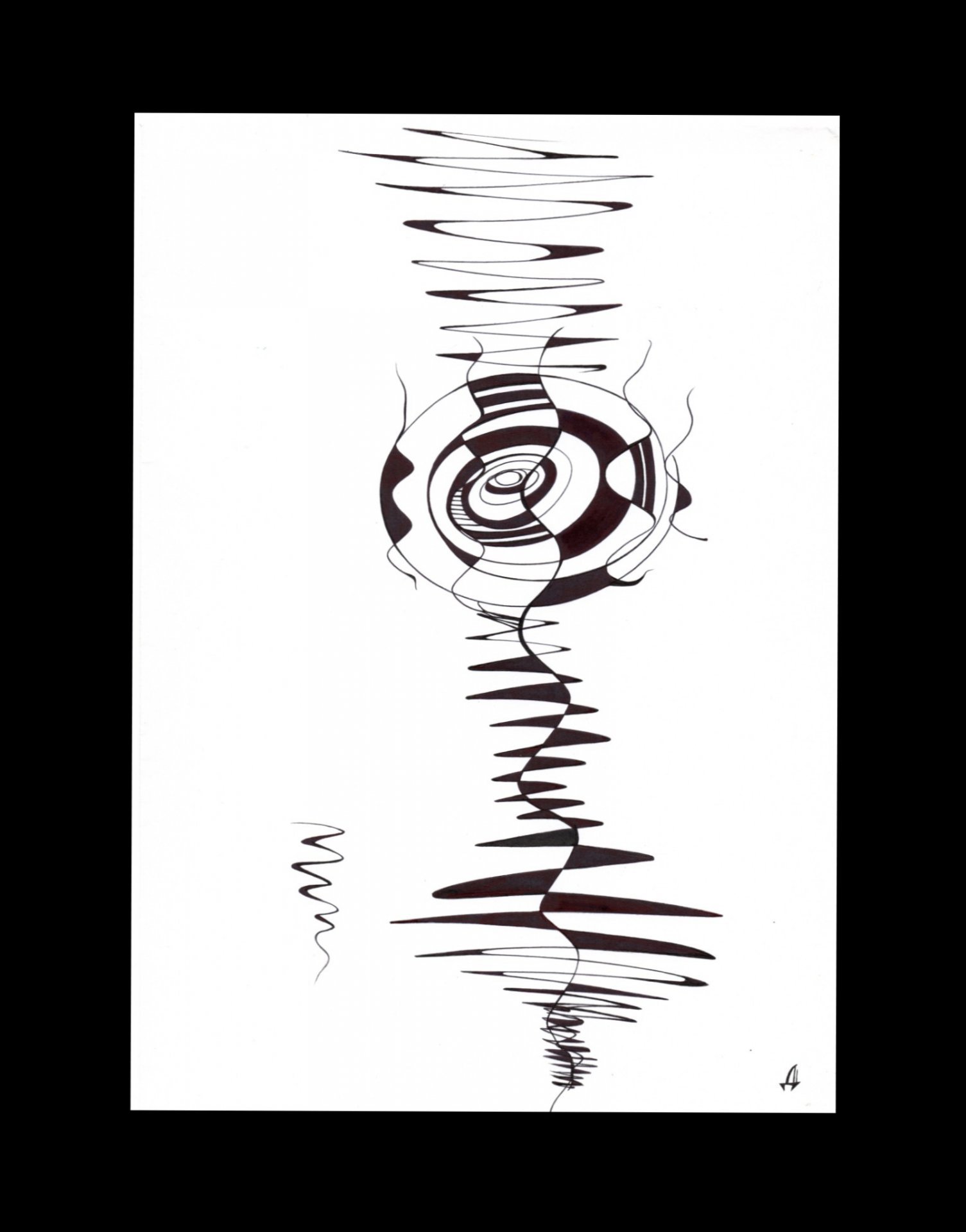 Trouble Drawing - Diana Ilnytska - Jose Art Gallery