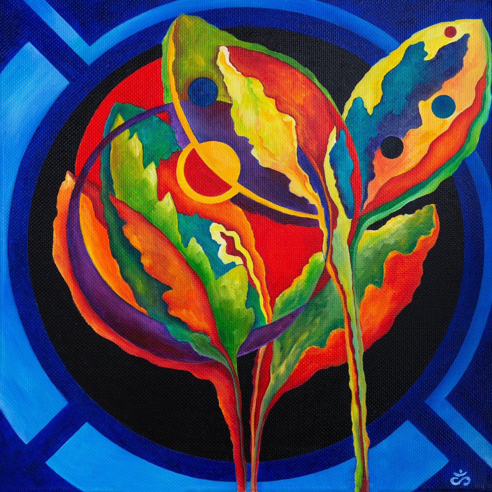 The code Painting by Svetlana Lebedeva - Jose Art Gallery