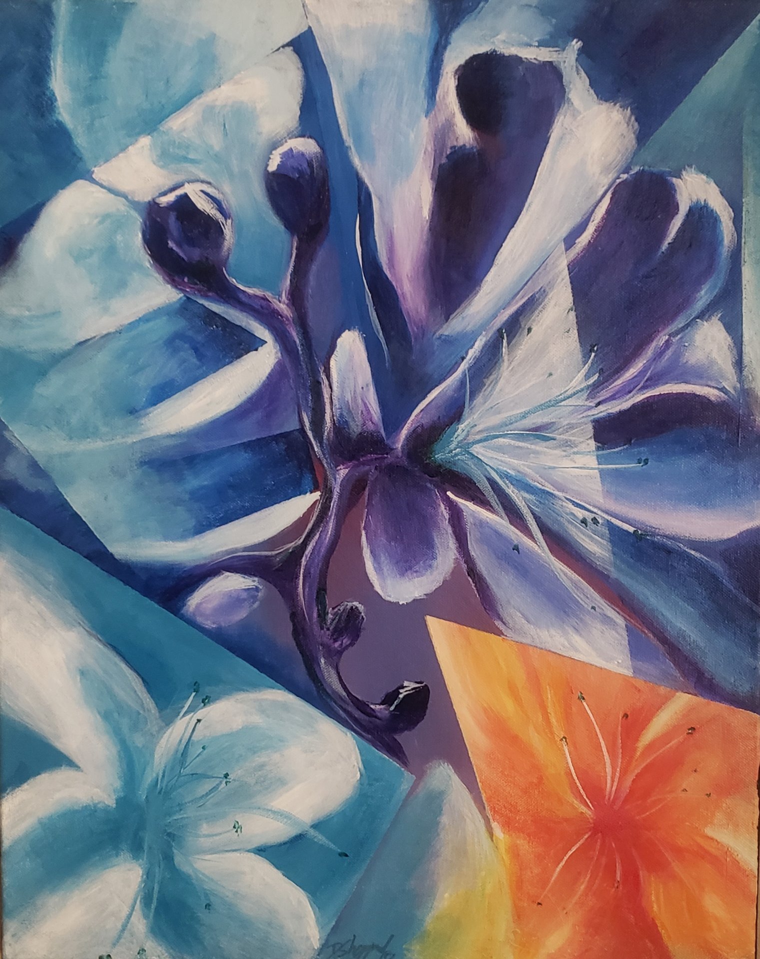 Floral Fantasy: Bold & Vivid Drawing - Dean Sheppard