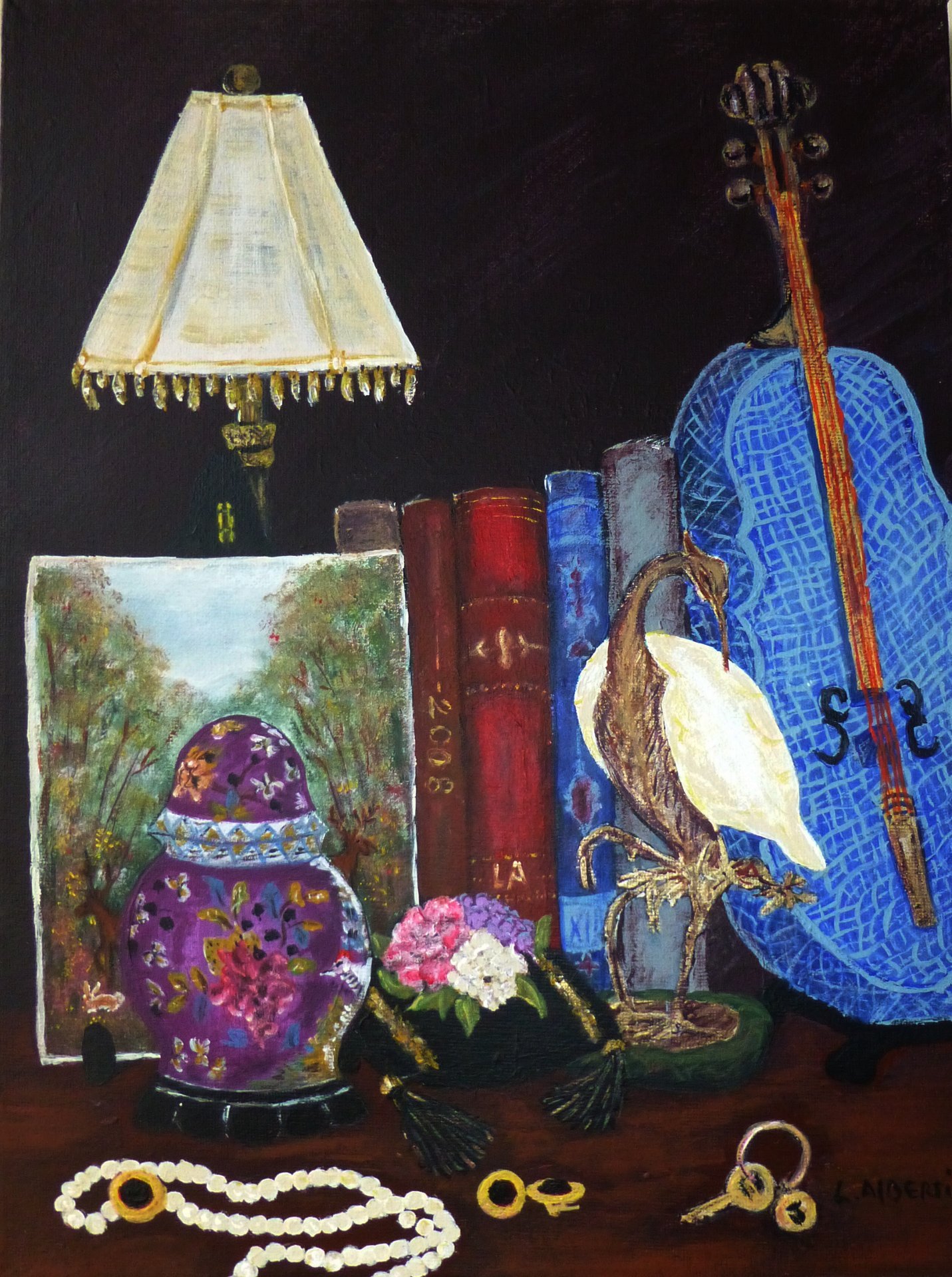 My Things: A Collection Over Time Painting by Lucia Alberti