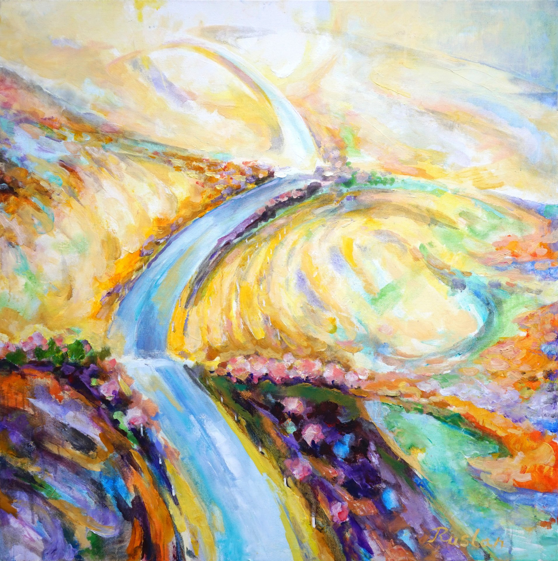 Spring. Noon Painting by ruslan pushkash - Jose Art Gallery