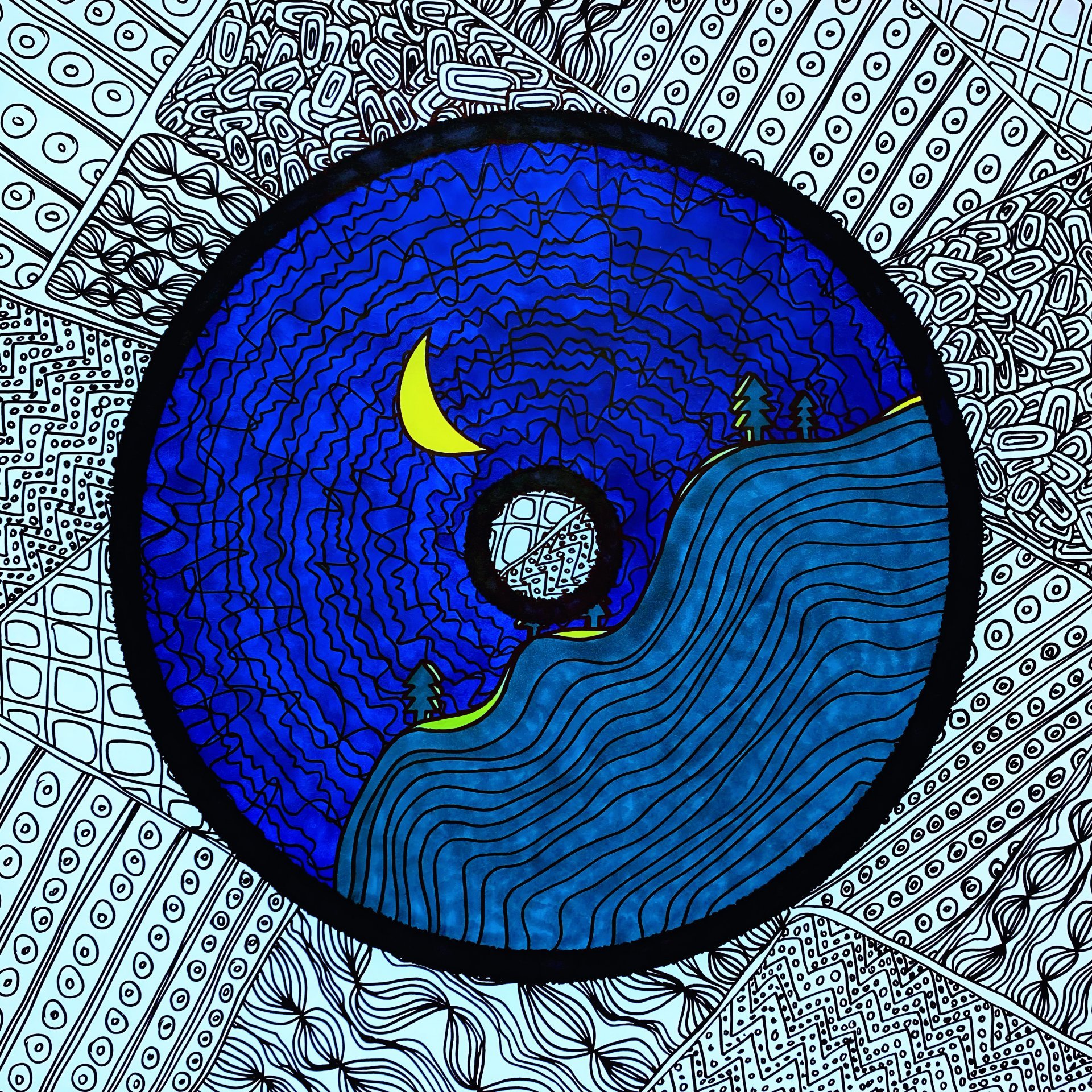 Midnight Drawing - #artdjartem - Jose Art Gallery