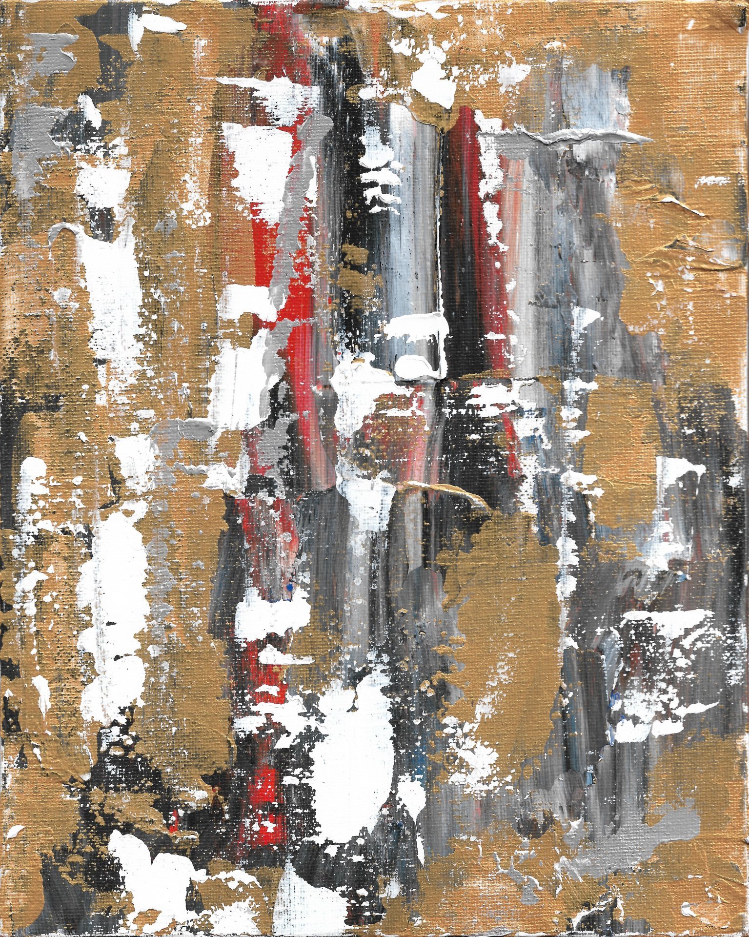 Chaotic Color Energy Painting by Arindam Paul