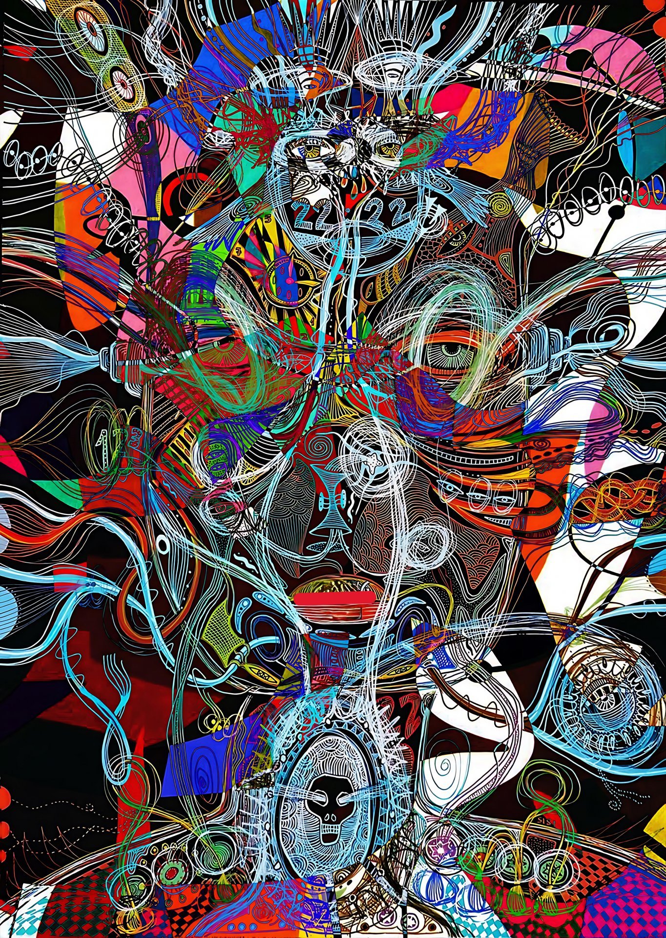 Chaos and Harmony Painting by waleri yemtsew