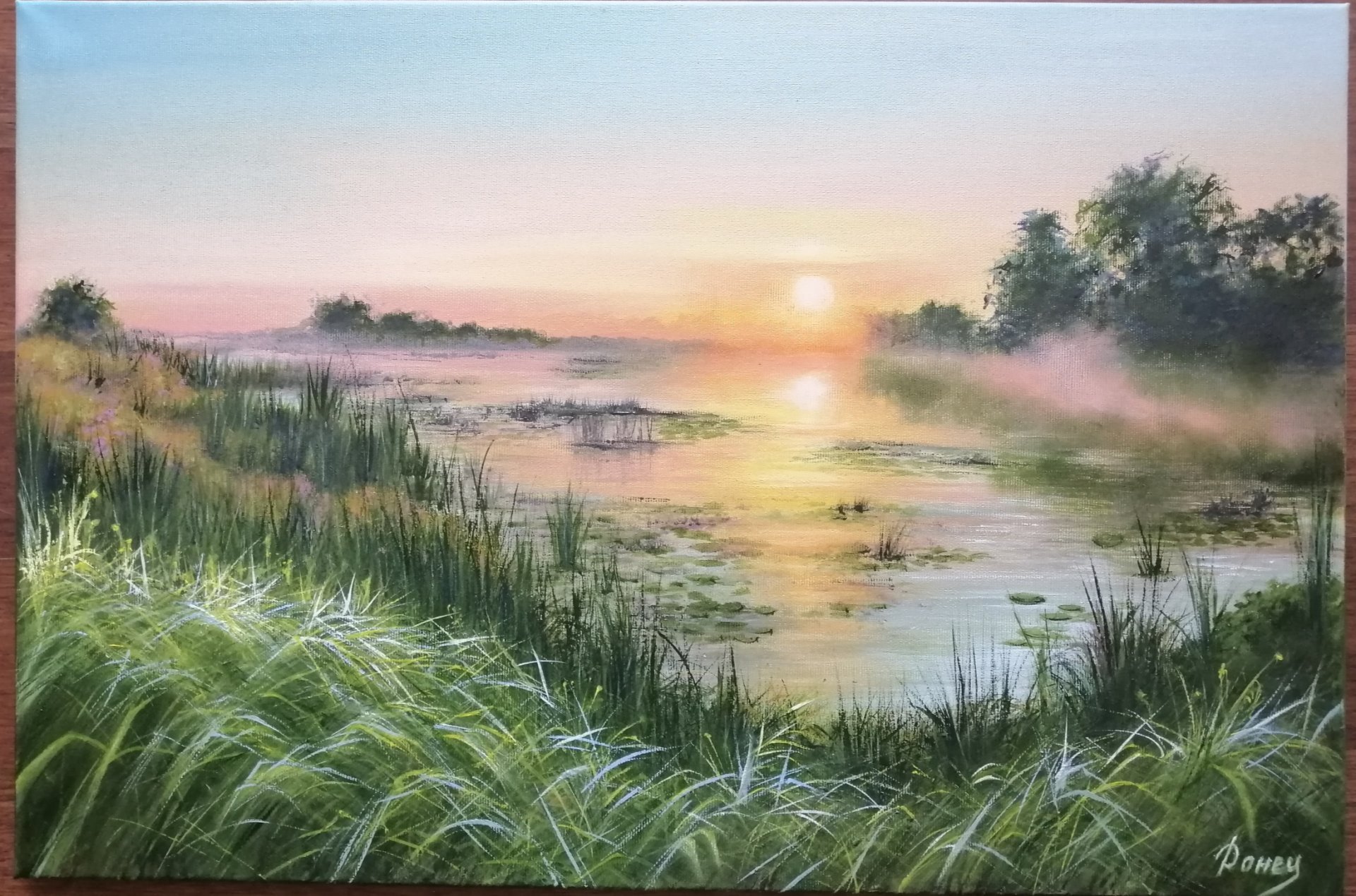 Dawn Painting by Yuliya Donec - Jose Art Gallery
