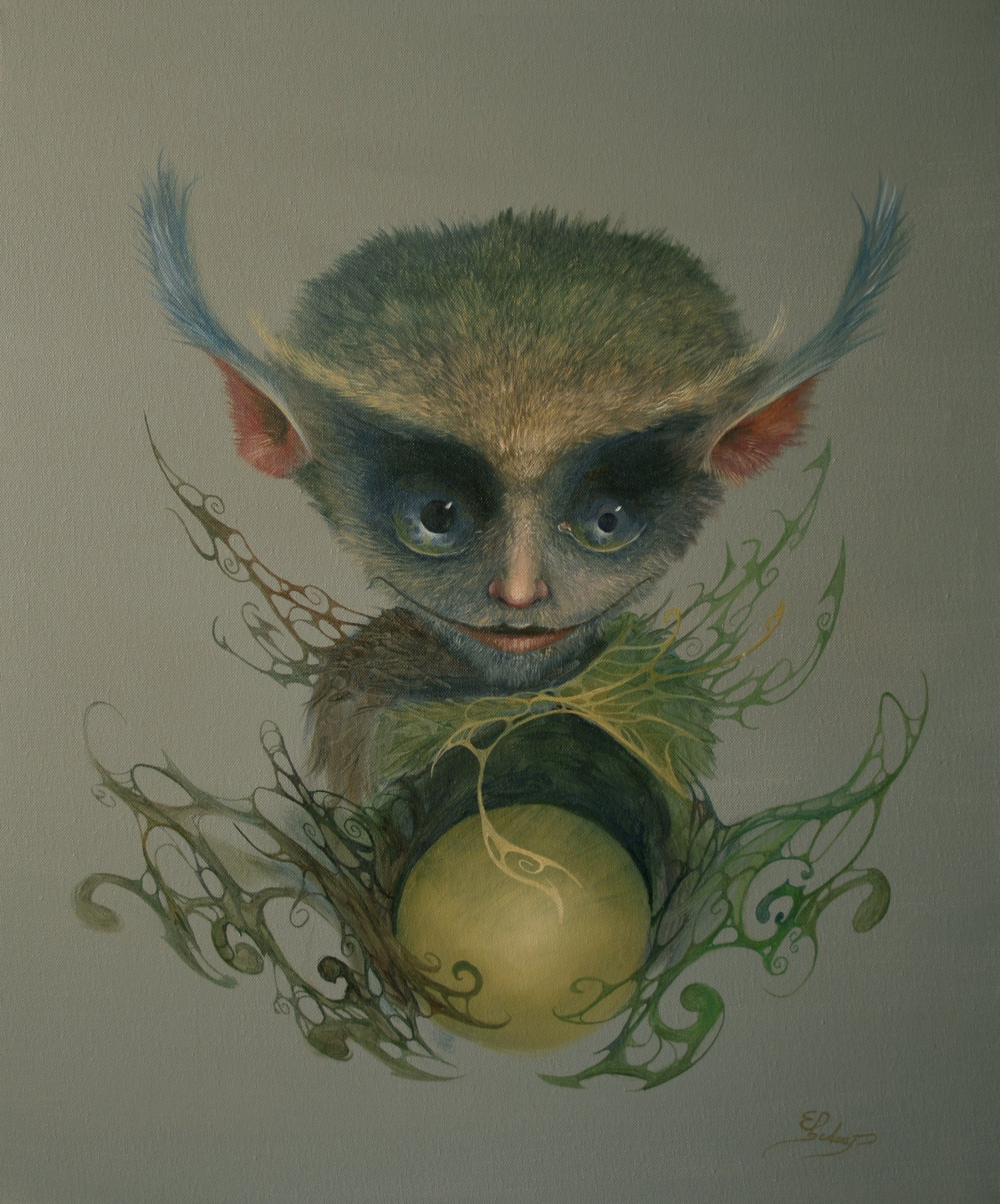 Crystal Oracle Painting by Ed Schaap - Jose Art Gallery