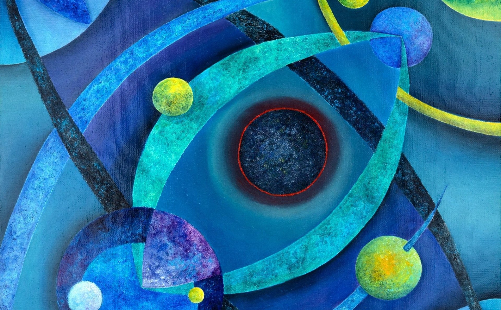 Cosmic Consciousness: Abstract Art in Interior Design