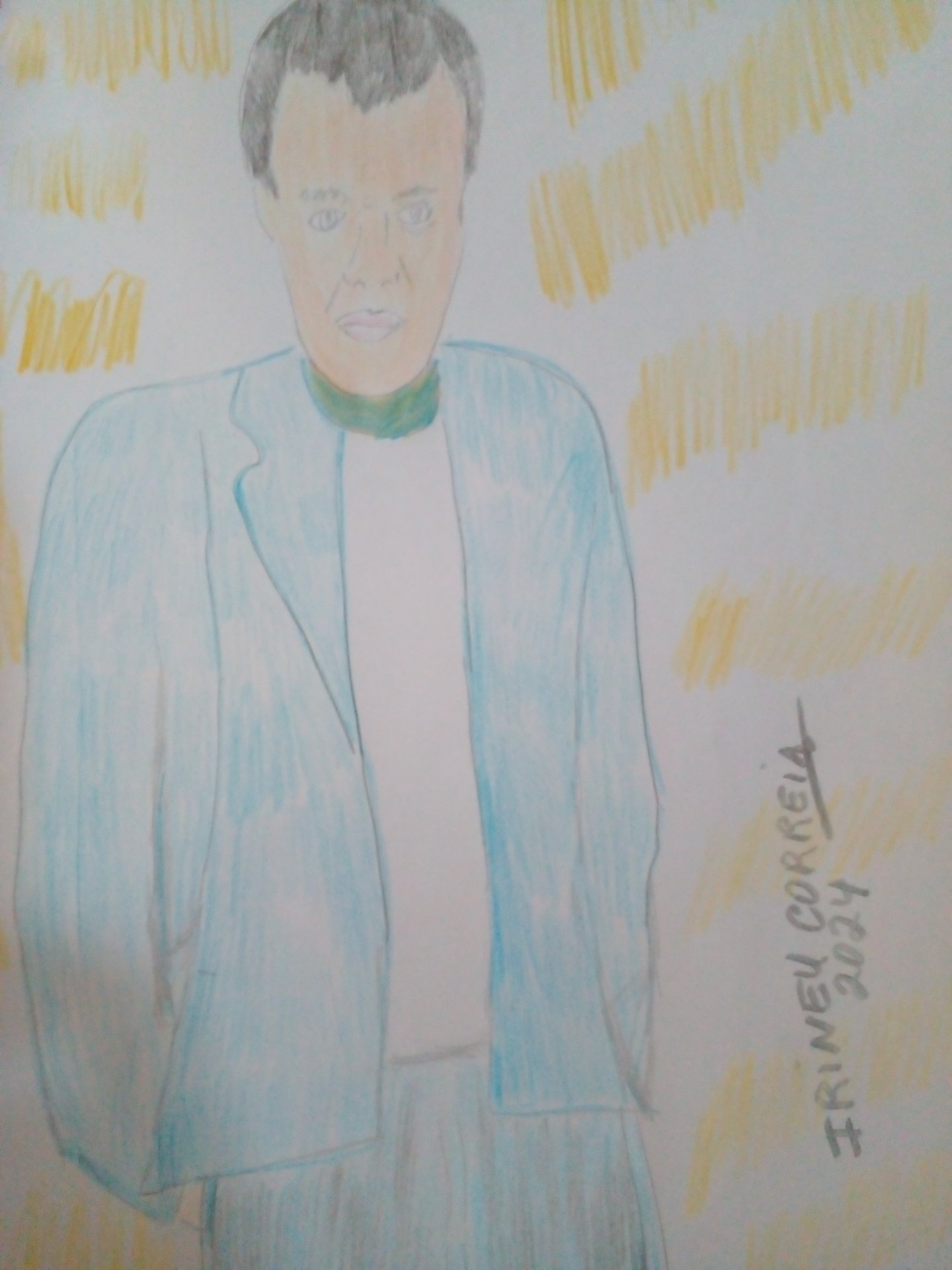 Self-Portrait: A Professional’s View Drawing - Irineu Correia