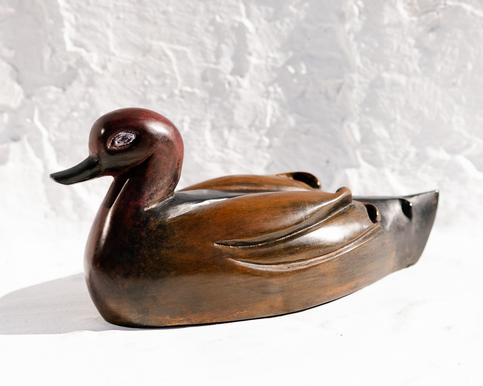 Ferruginous Duck Sculpture - Zita Abreu - Jose Art Gallery