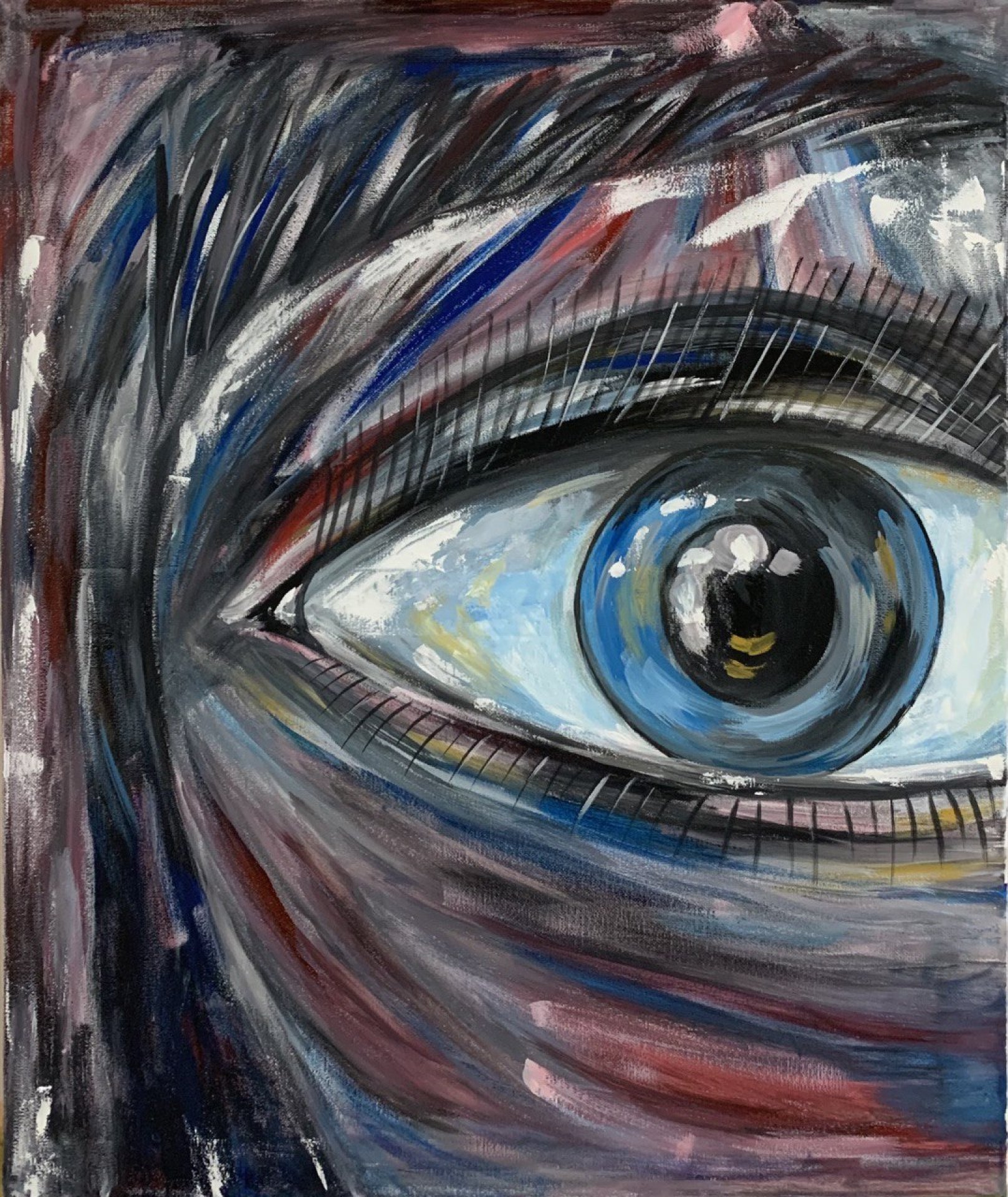 Eye Painting by Keana - Jose Art Gallery