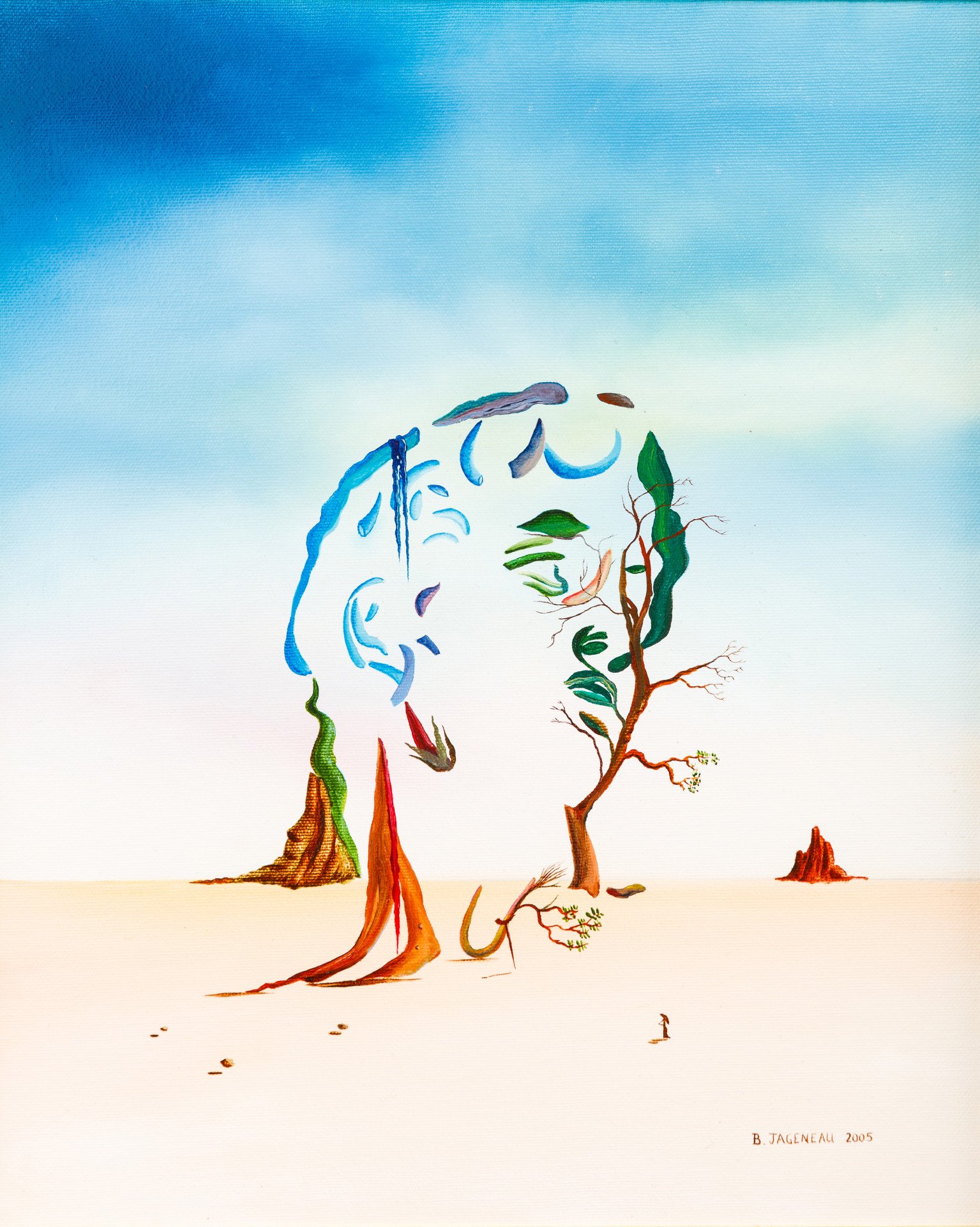 David Painting by bernard jageneau - Jose Art Gallery