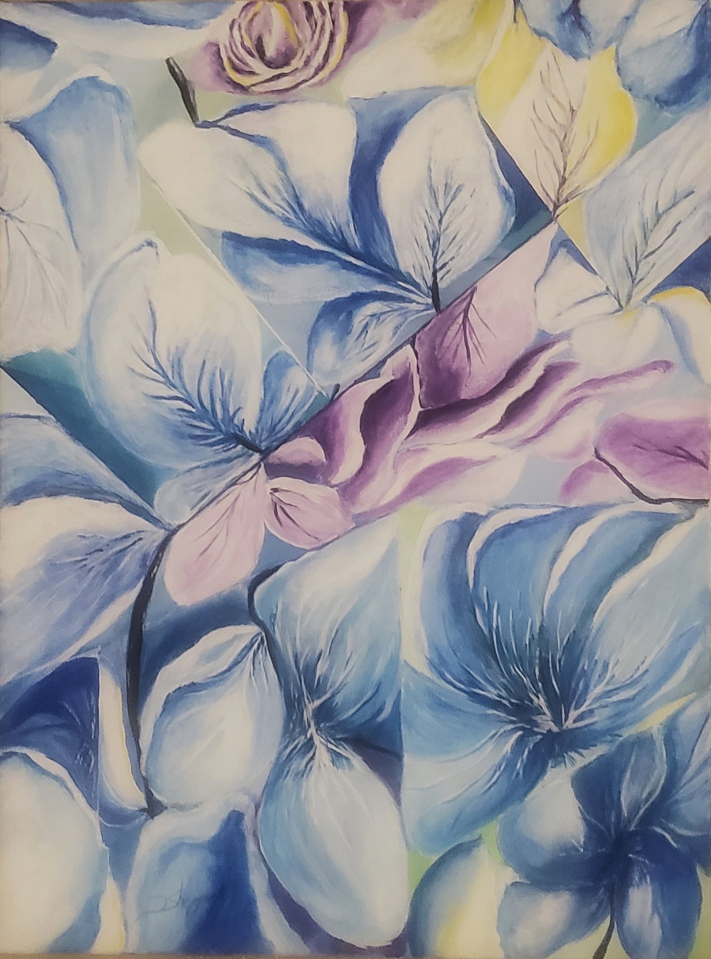 Floral Design: Surreal Blooms Painting by Dean Sheppard