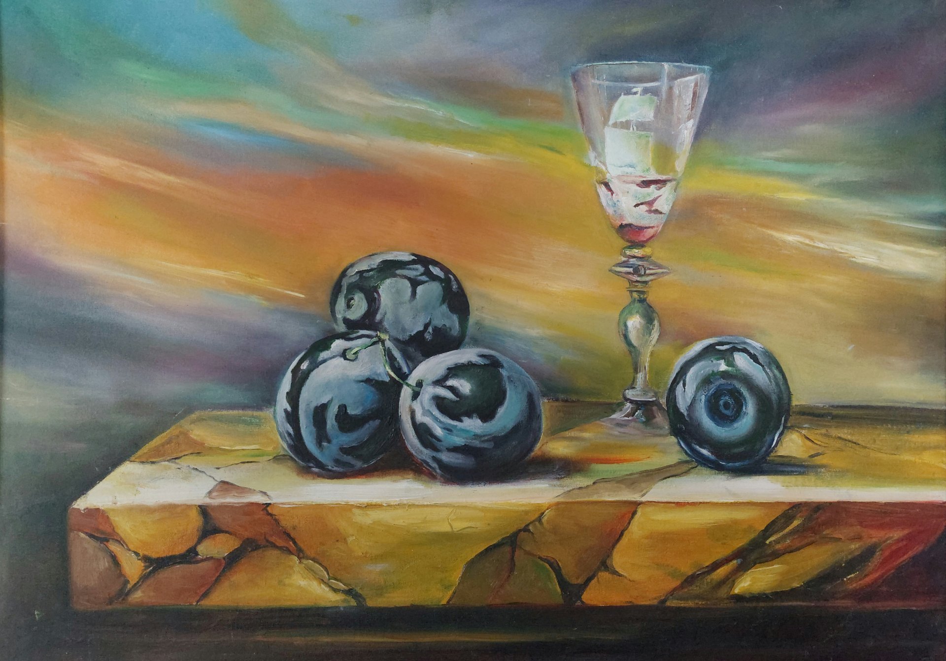 STRENGTH IN BEAUTY Painting by Mykhailo Slepukhin