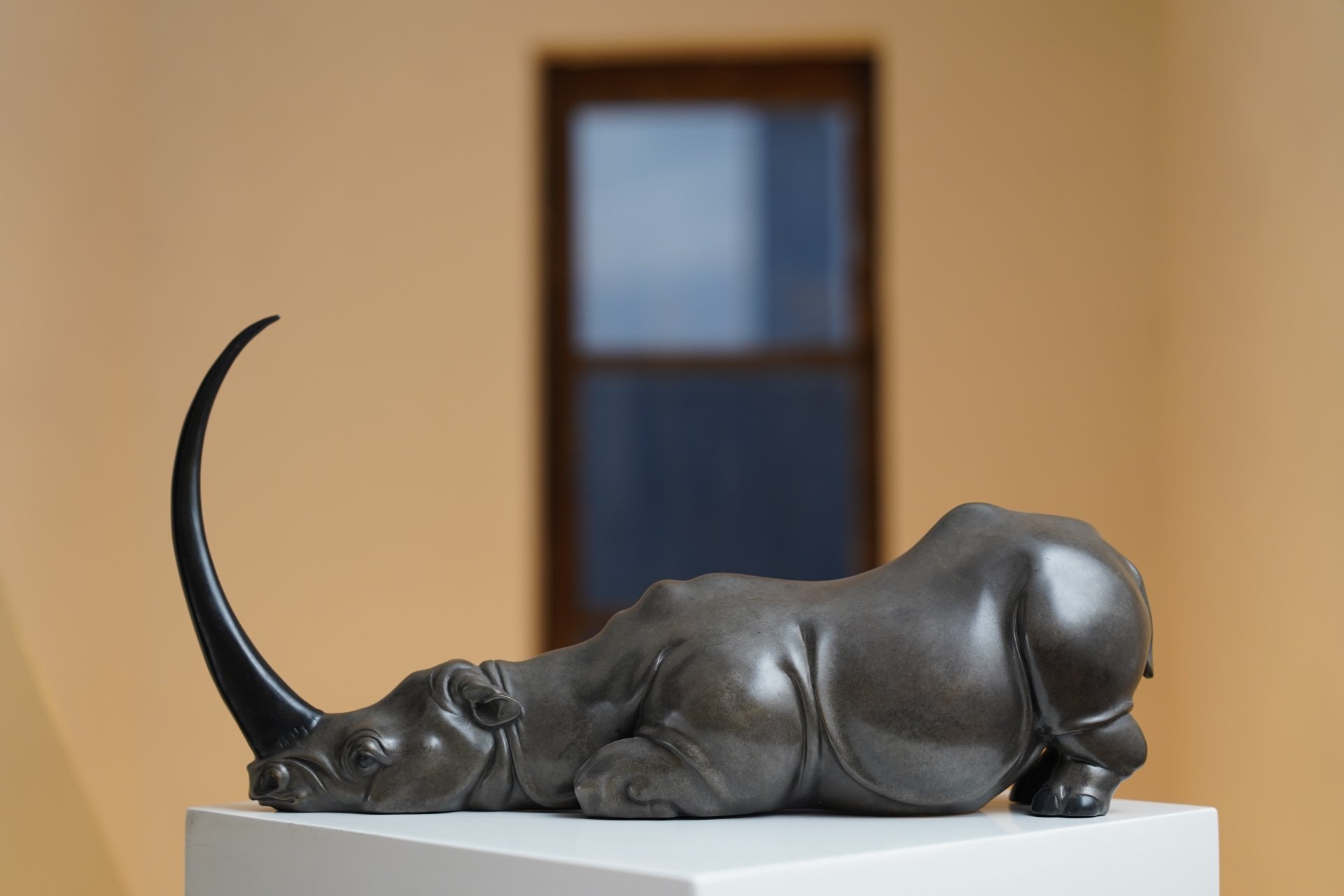 The story of the rhinoceros Sculpture - Zhao Yongchang