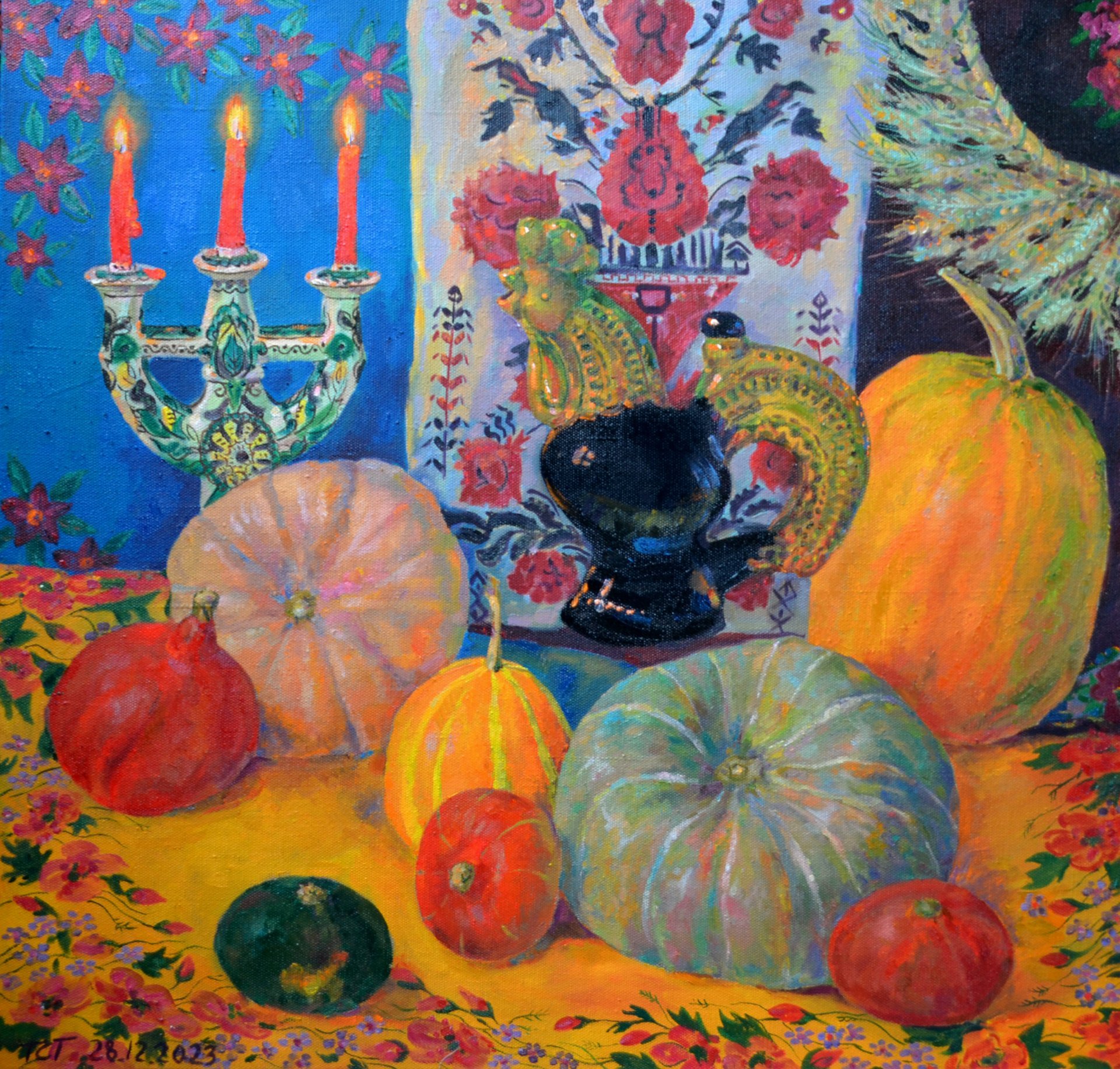 Generous land Painting by Sofiya Trikolenko