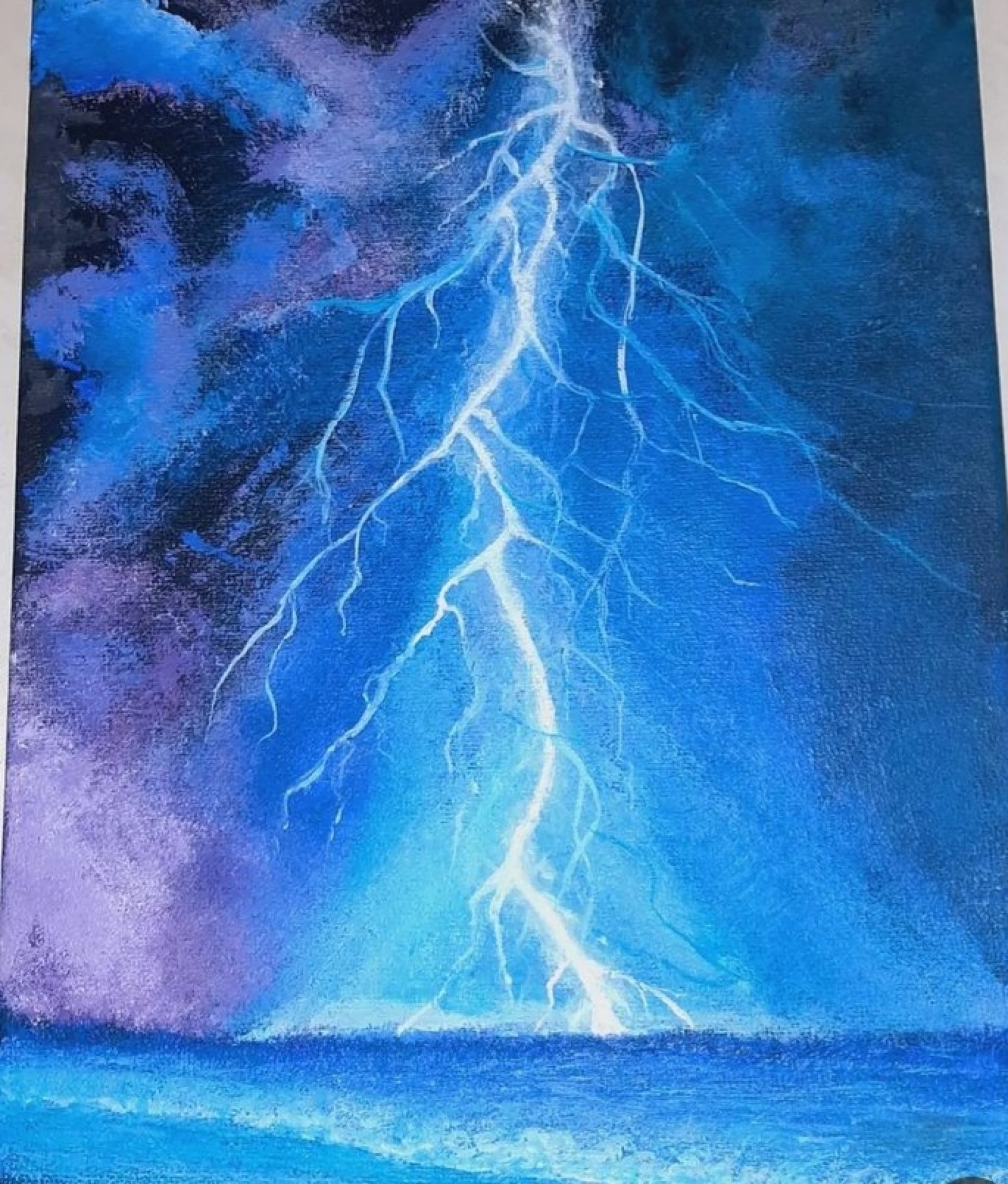 Lightning Bolt Painting