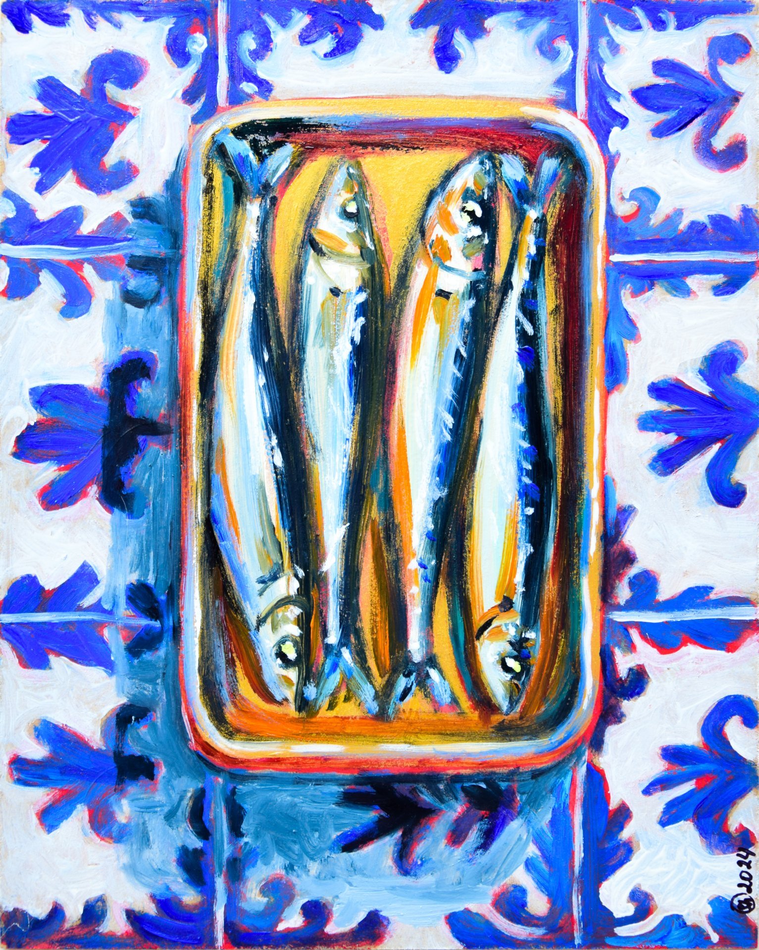 Mediterranean Still Life Painting by Oksana Shevchenko