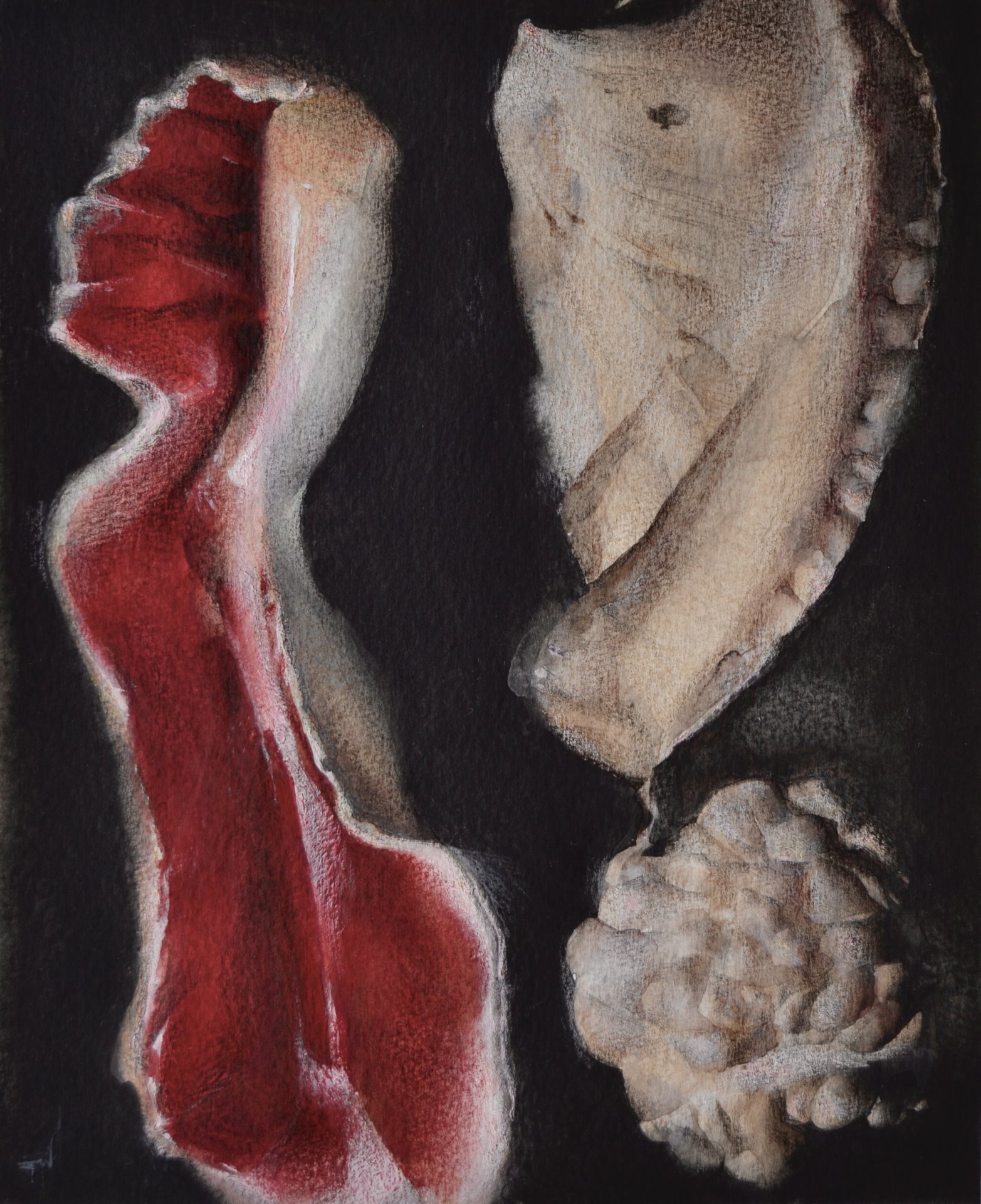 Shell Shape 1 Painting by Mysterious Easel