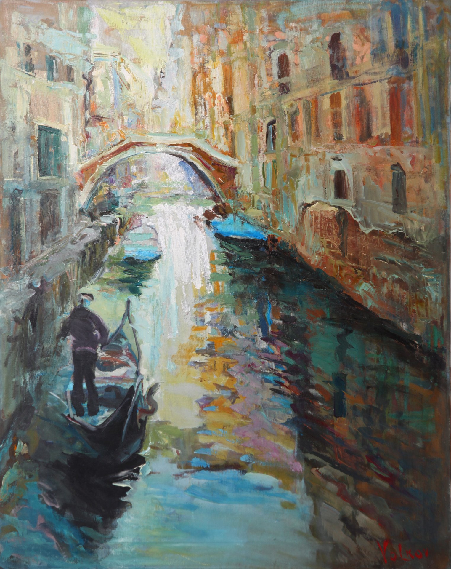 MY FAVORITE VENICE Painting by VIKTOR VOLKOV