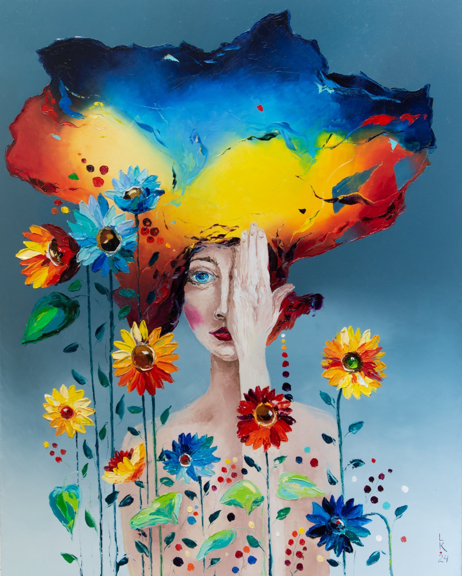 I'm alive! Painting by Liubov Kuptsova - Jose Art Gallery