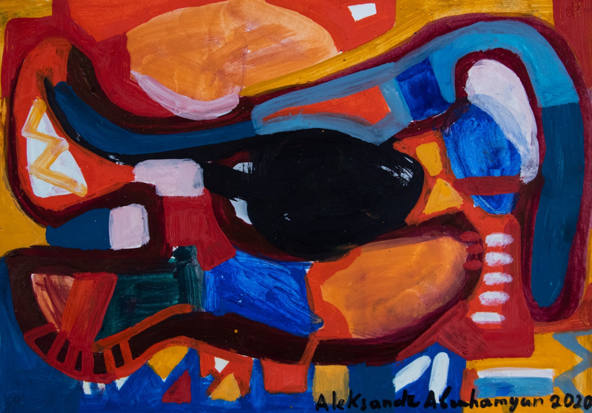 Composition Painting by Aleksandr Abrahamyan