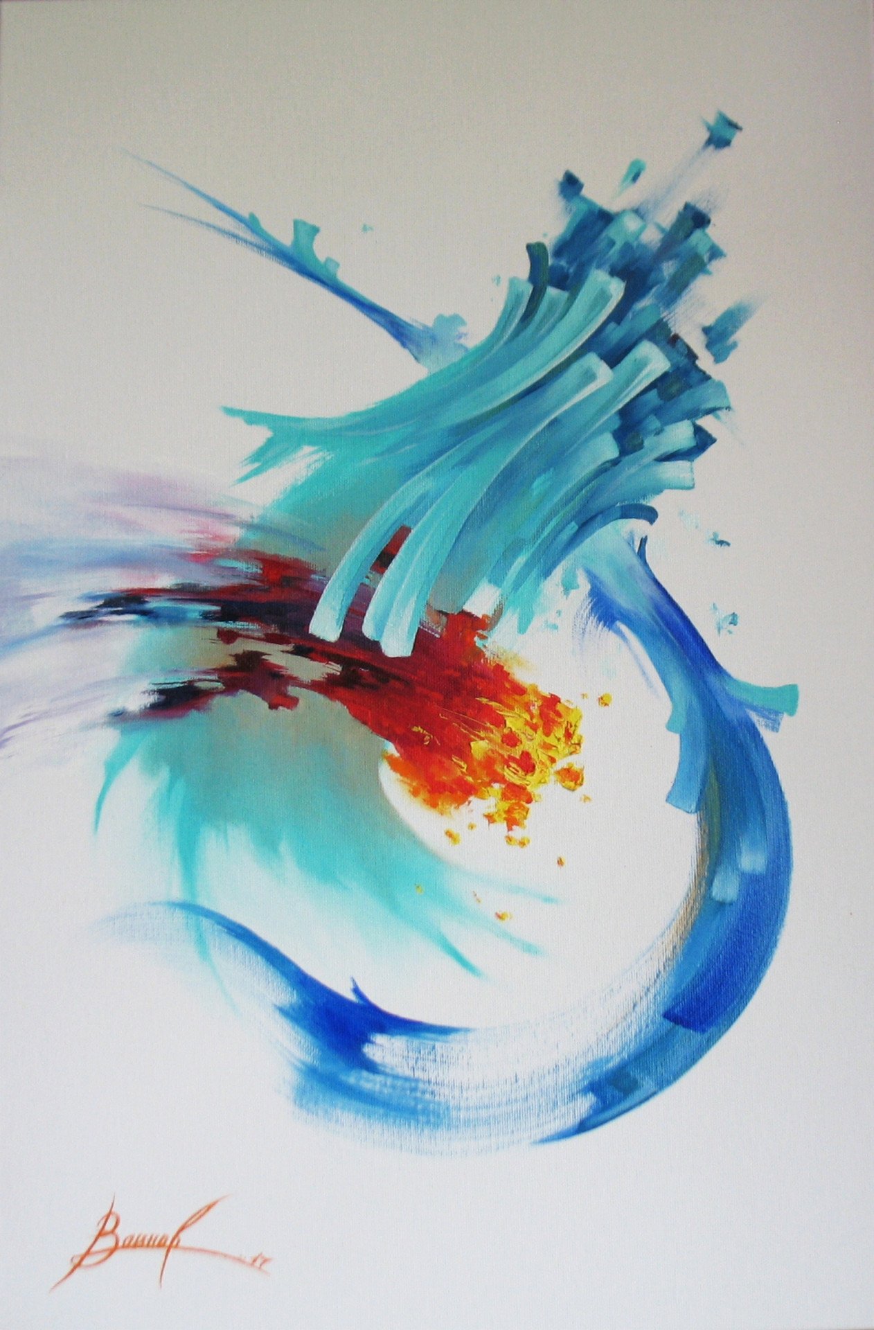 Merge Painting by Roman Voinov - Jose Art Gallery