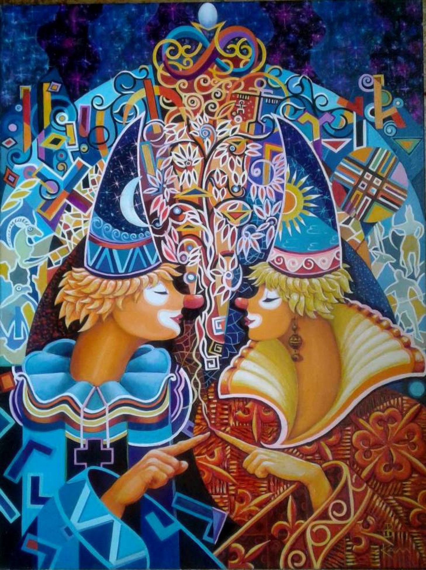 TOUCH Painting by Makar Burov - Jose Art Gallery