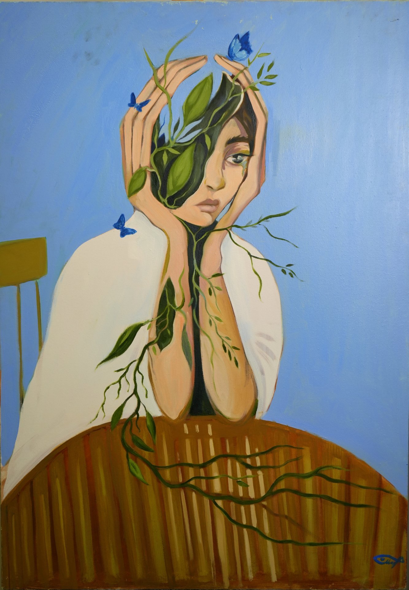 Soul searching Painting by May Yan - Jose Art Gallery