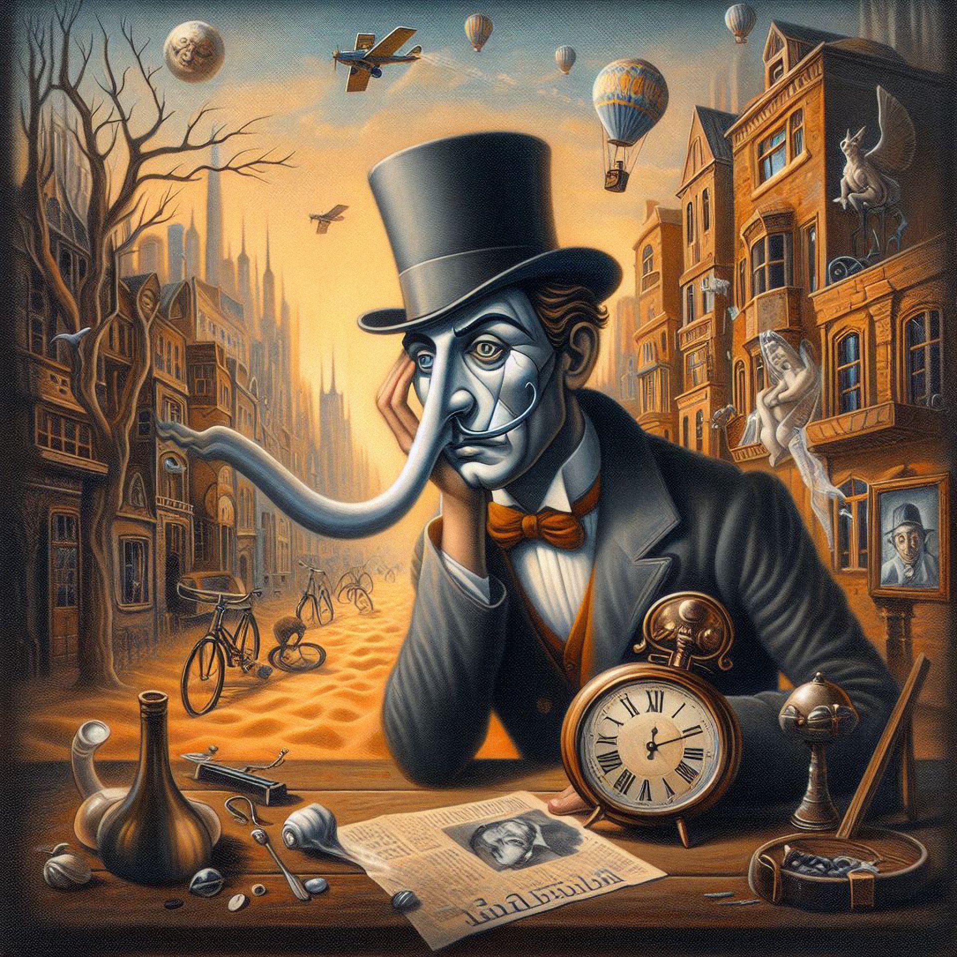 Nostalgia of Salvador Dali Digital Art - Alina Prytula