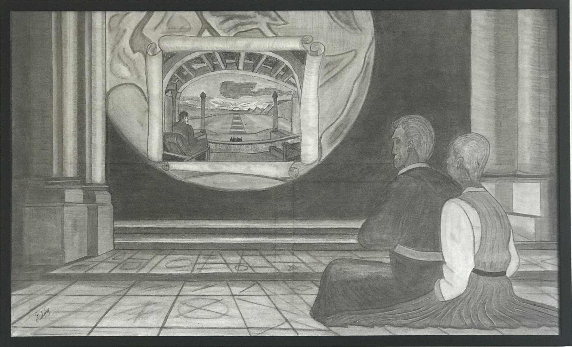 Strannik Drawing - art_lebedev - Jose Art Gallery