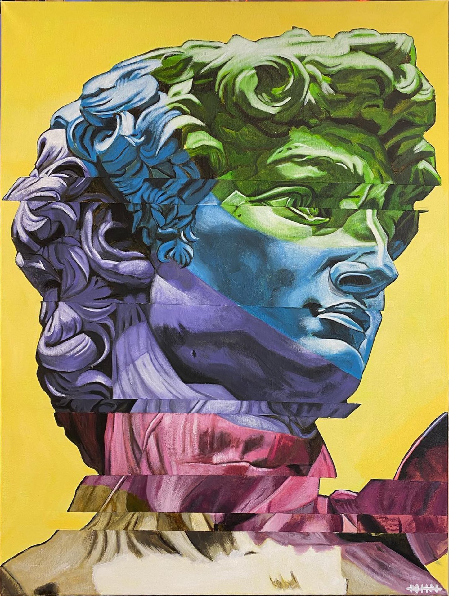 Broken Materials Painting by NHN - Jose Art Gallery