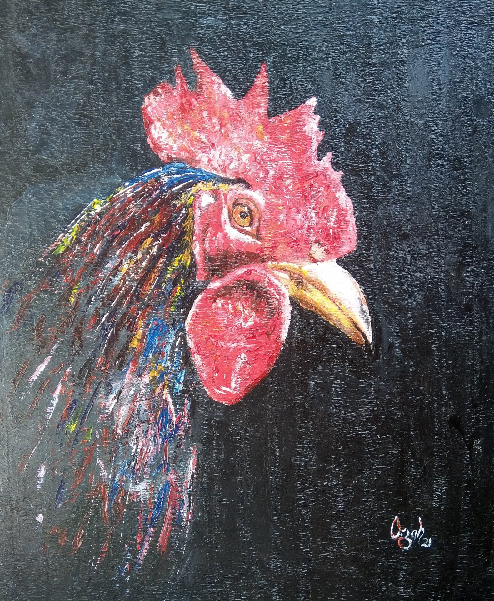 Until dawn Painting by Ogah Ochuko - Jose Art Gallery